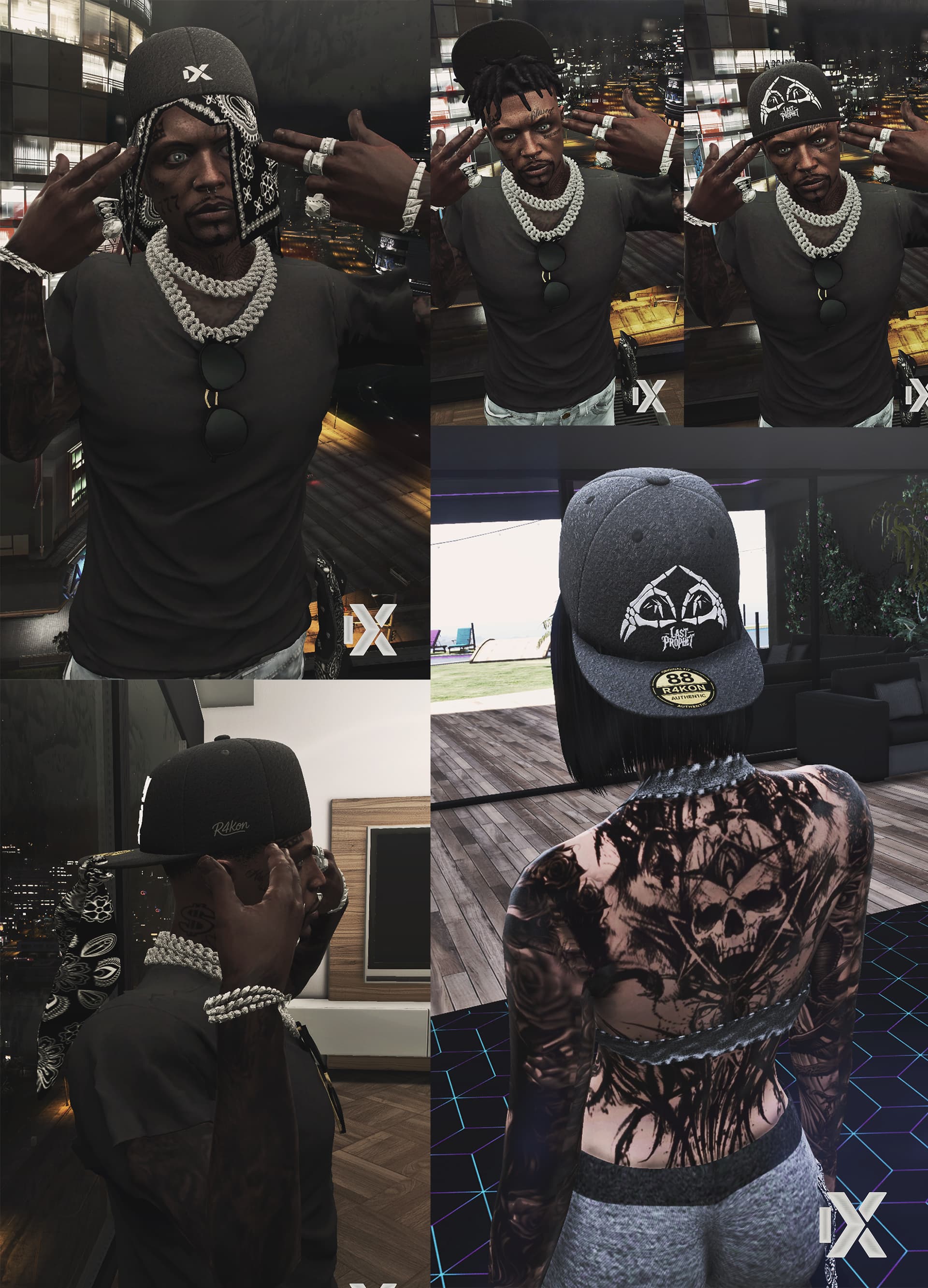 [PAID] Cap Pack (with physics) Fivem - Female & male MP - FiveM ...