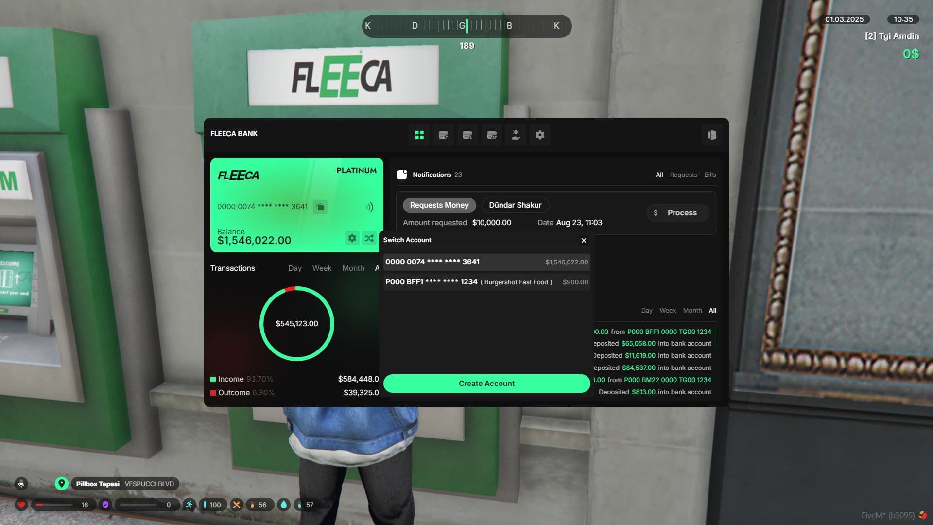 Bank (Multi-Accounts, Shared & Legal/Illegal Jobs) - FiveM Releases ...