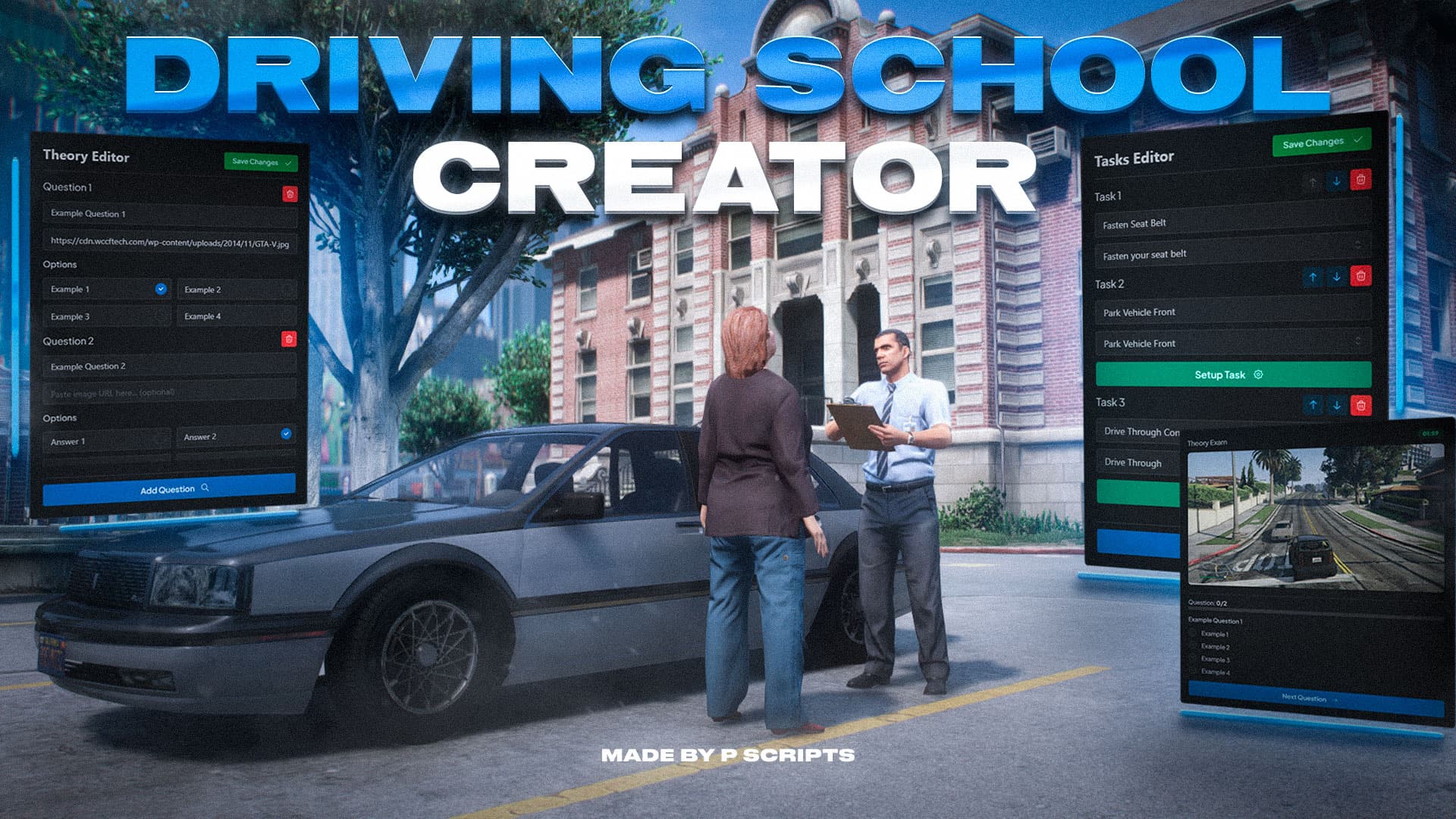 Advanced DMV School Creator [ ESX / QB / QBOX / ND / OX ] - FiveM ...