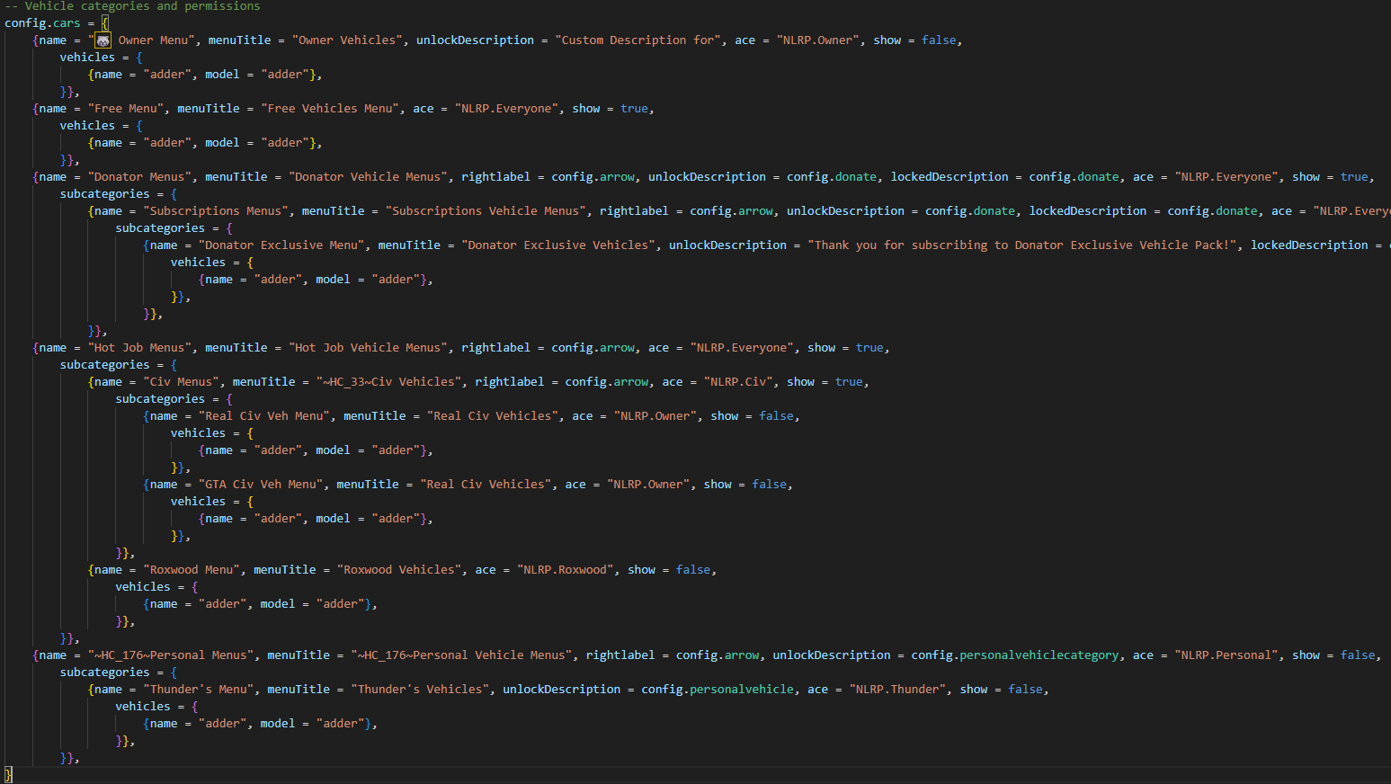 [PAID] Vehicle Menu - FiveM Releases - Cfx.re Community