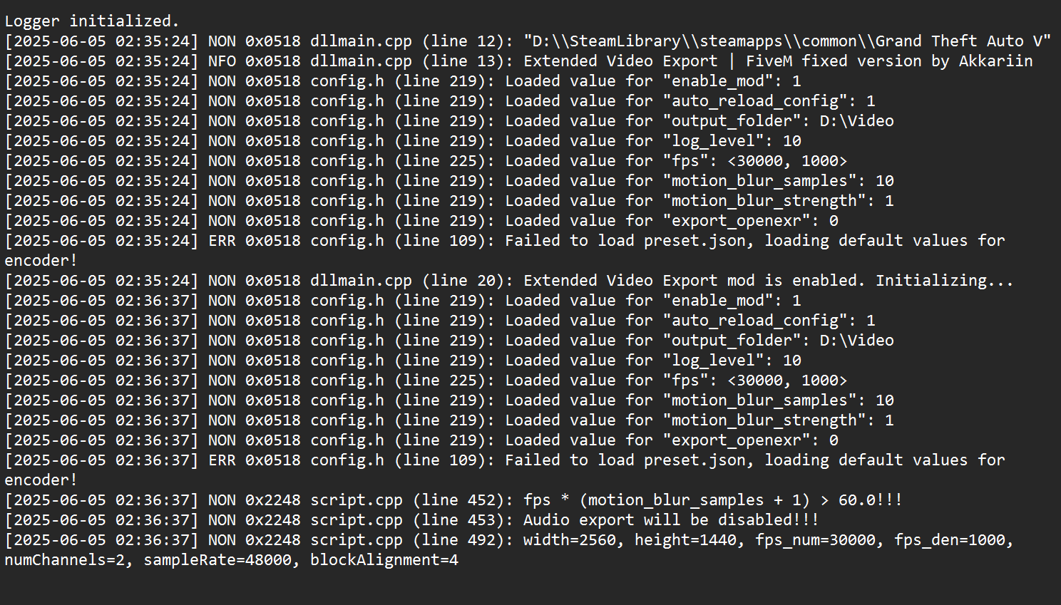 [How-to] Use Extended Video Export (EVE) | FiveM - Page 35 - Modding Tutorials - Cfx.re Community