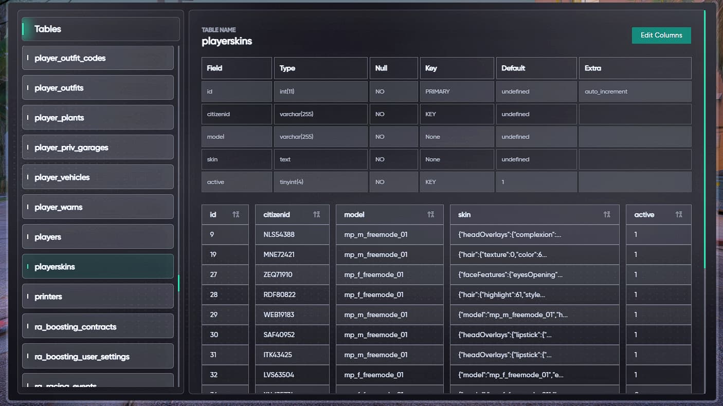 Database Management - FiveM Releases - Cfx.re Community