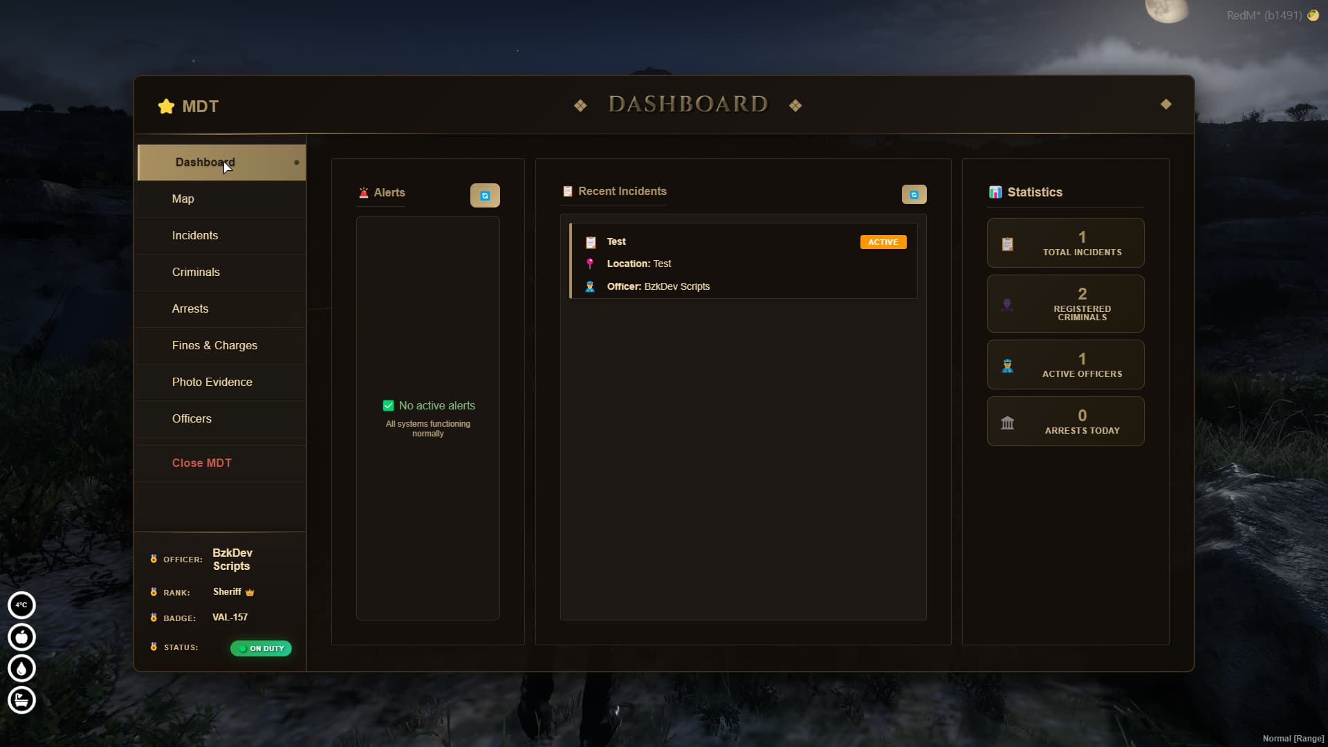 [MDT] Mobile Tablet System for RSG/VORP - RedM Releases - Cfx.re Community