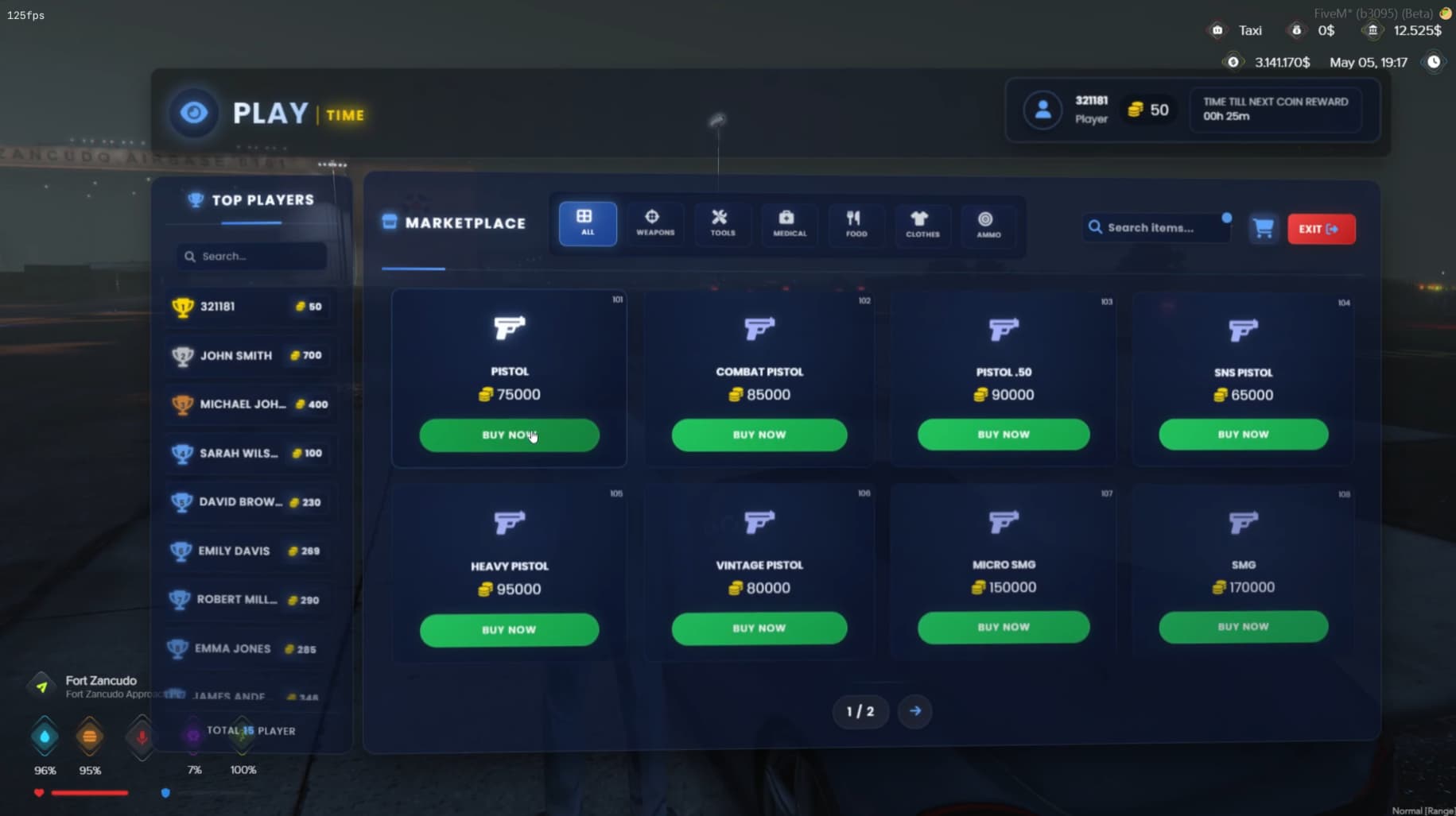 [FREE] Free FiveM Playtime Rewards: Get ES-Playtime (Advanced System ...