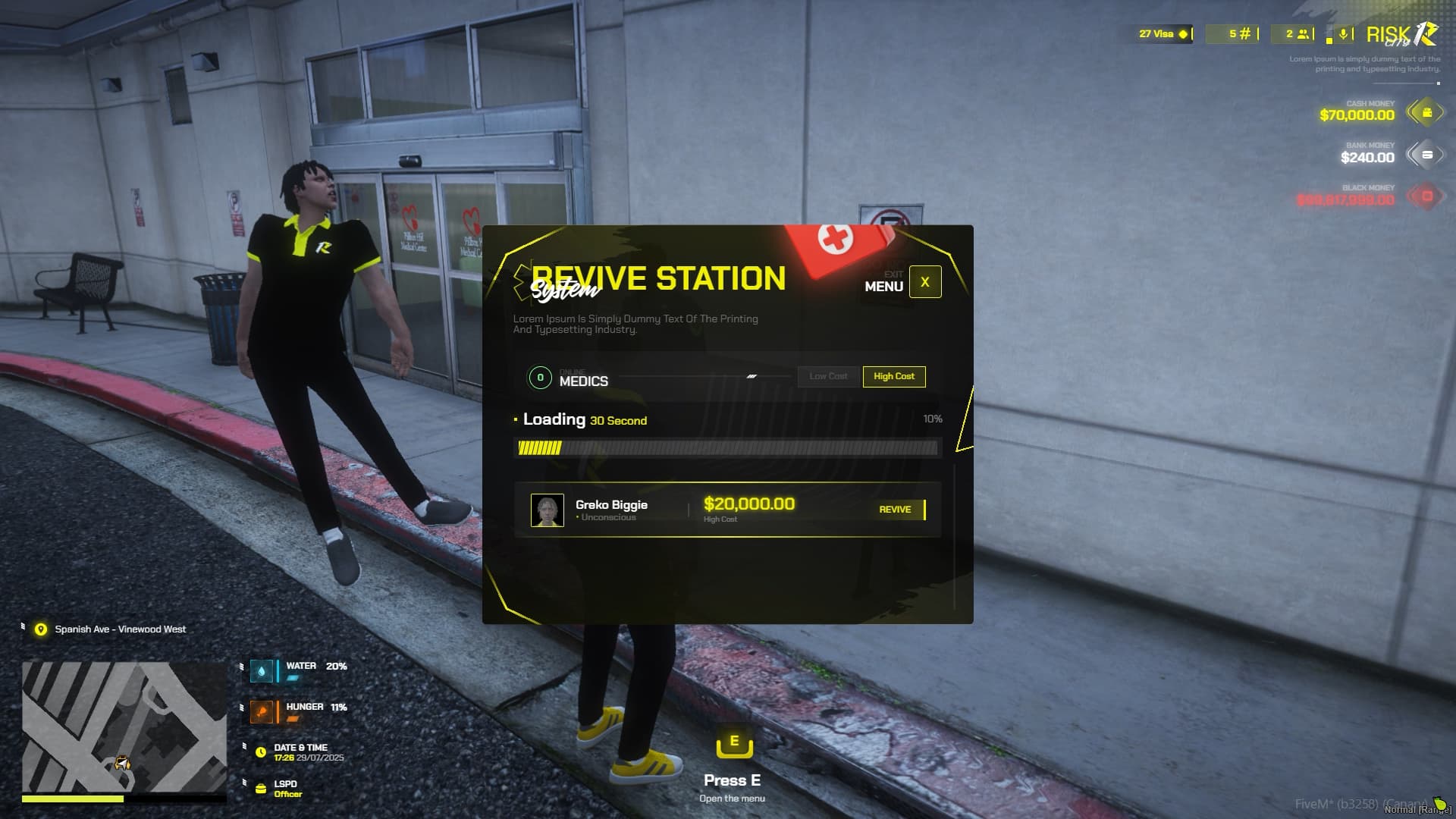 REVIVE STATION [ESX, QBCORE, QBOX] - FiveM Releases - Cfx.re Community