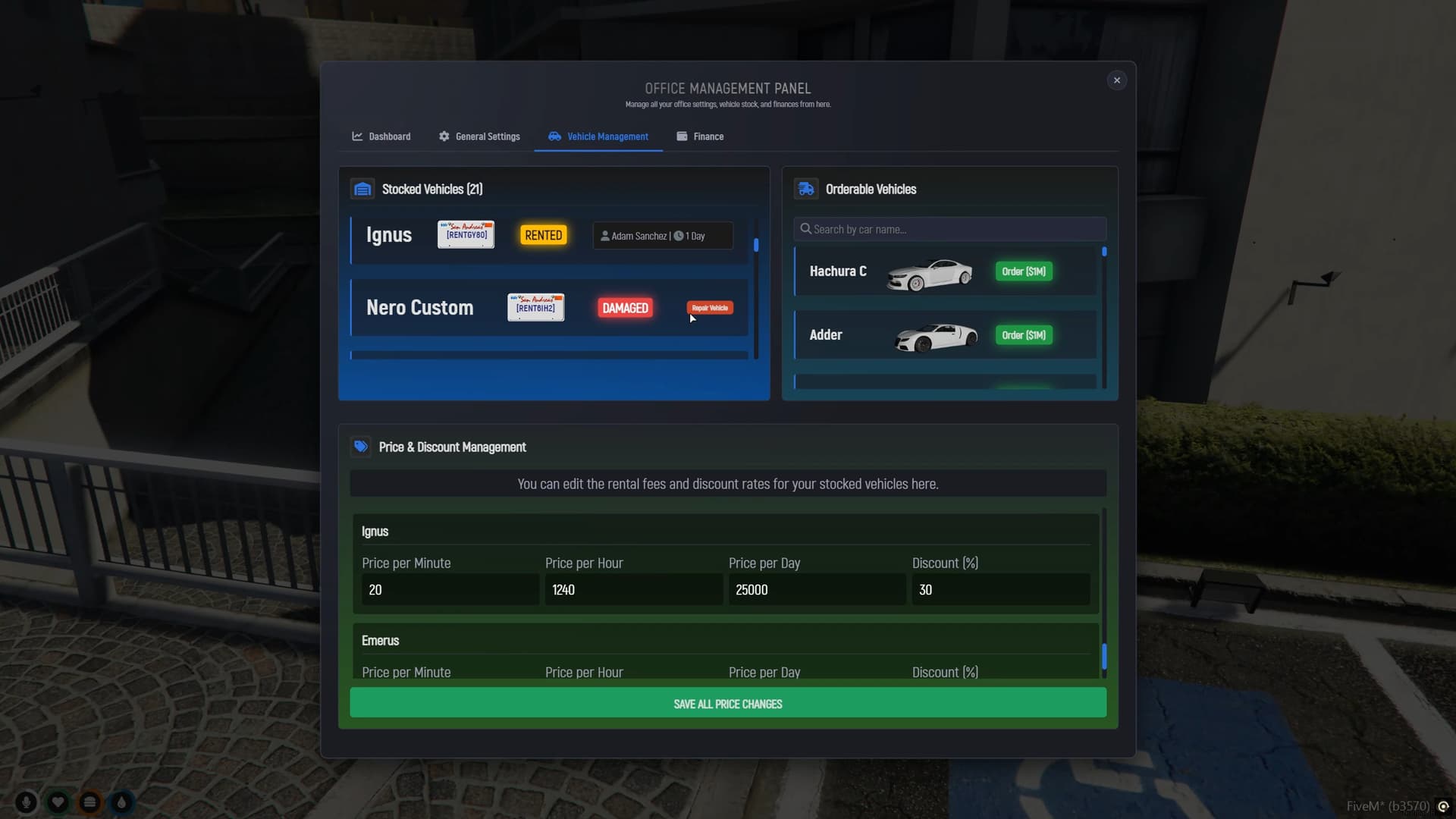 Fivem Most Advanced Extreme Details Own Rent A Car Script uniqers ...