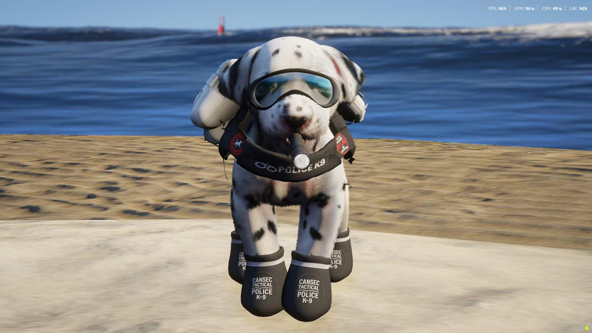 K9 Dalmatian Puppy - Multi-Service Working Dog Ped for FiveM / GTAV ...