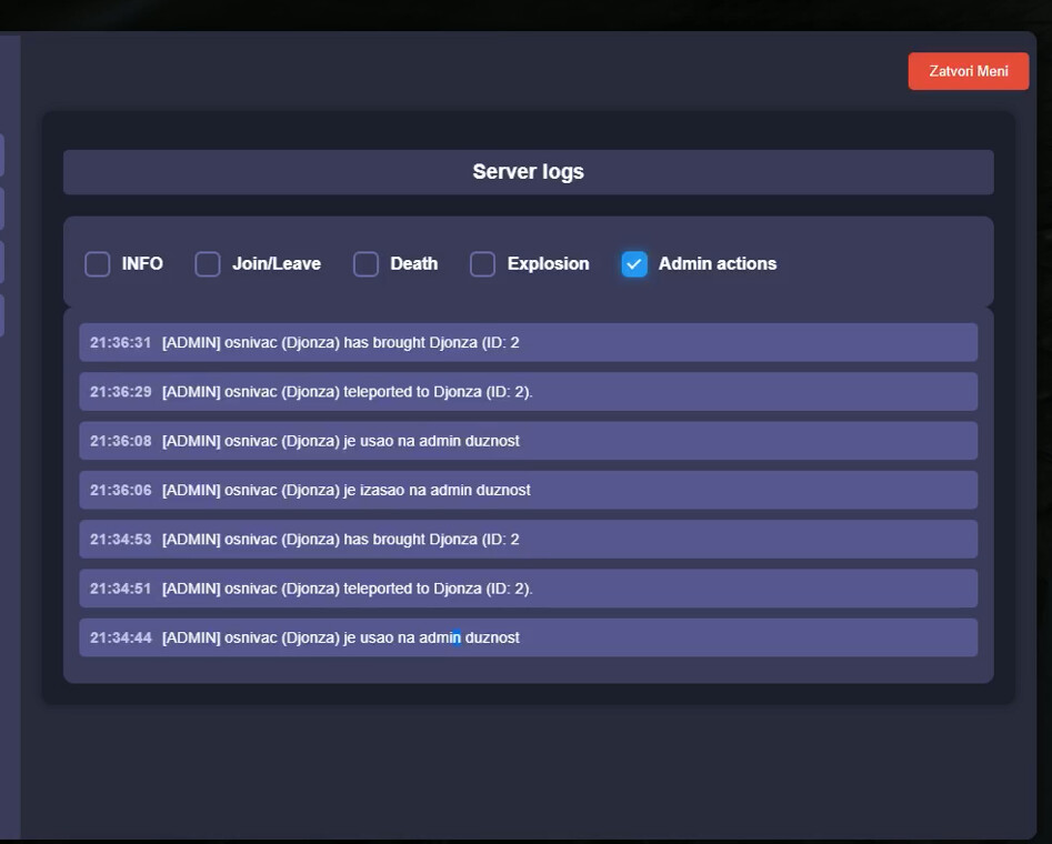 [FREE] Admin panel - FiveM Releases - Cfx.re Community