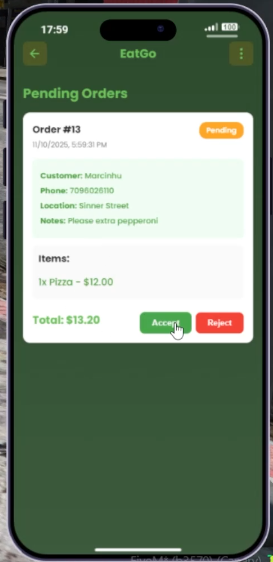 EatGo - Food Delivery App with Tips & Restaurant Management | LB-PHONE - FiveM Releases - Cfx.re ...