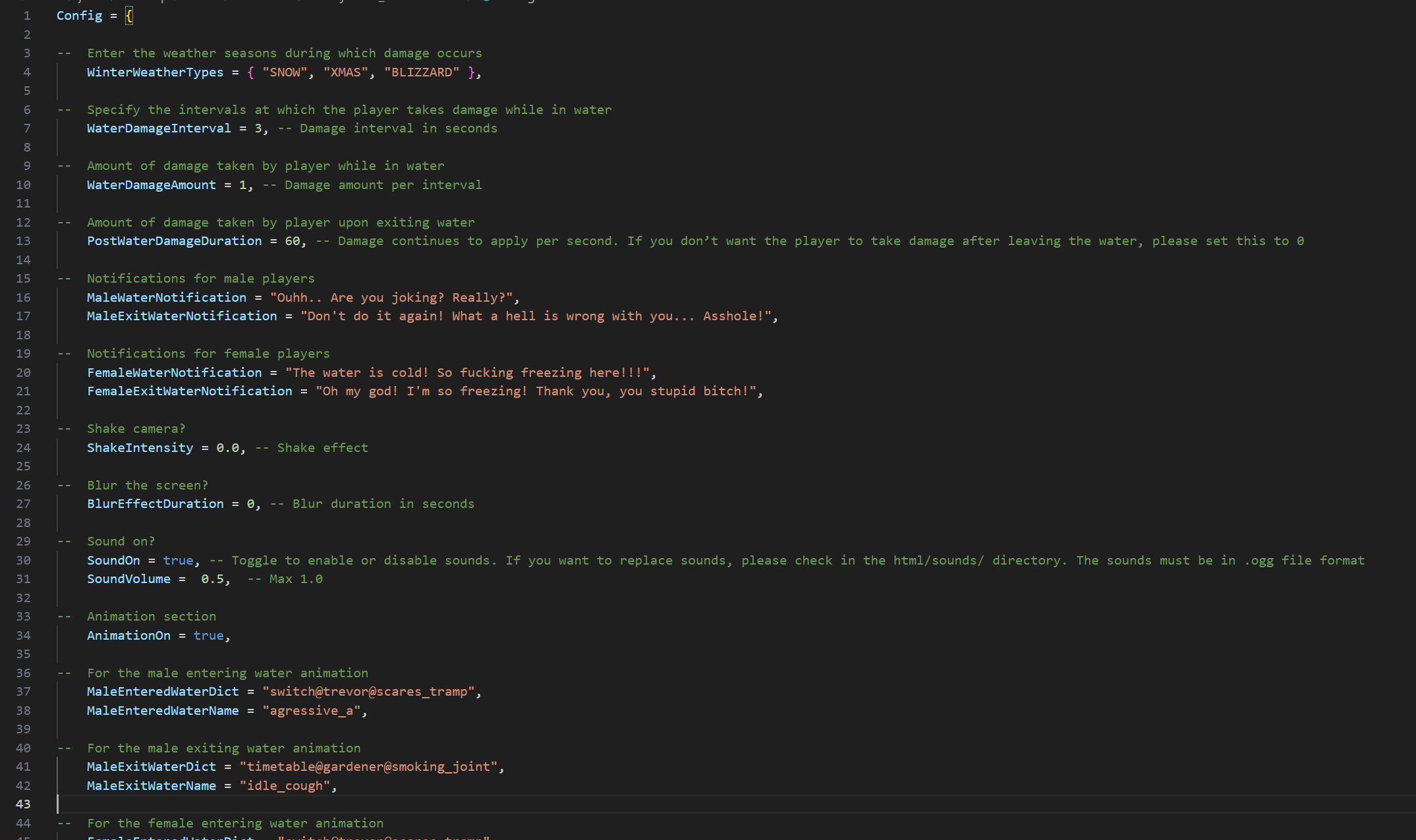 Cold Water damage 1.2 - FiveM Releases - Cfx.re Community