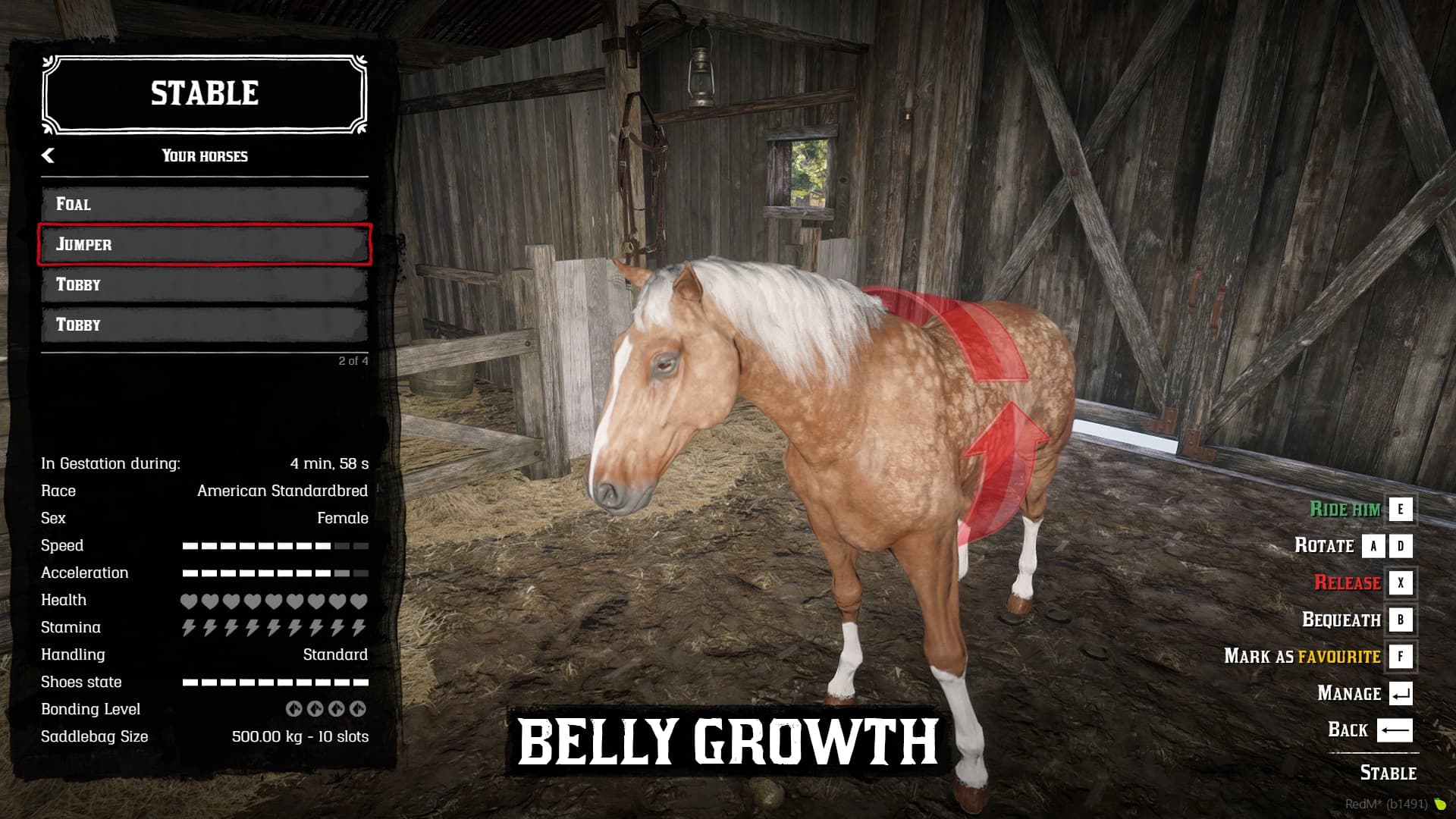 Horse breeding - Unique coat, statistiques, - RedM Releases - Cfx.re ...