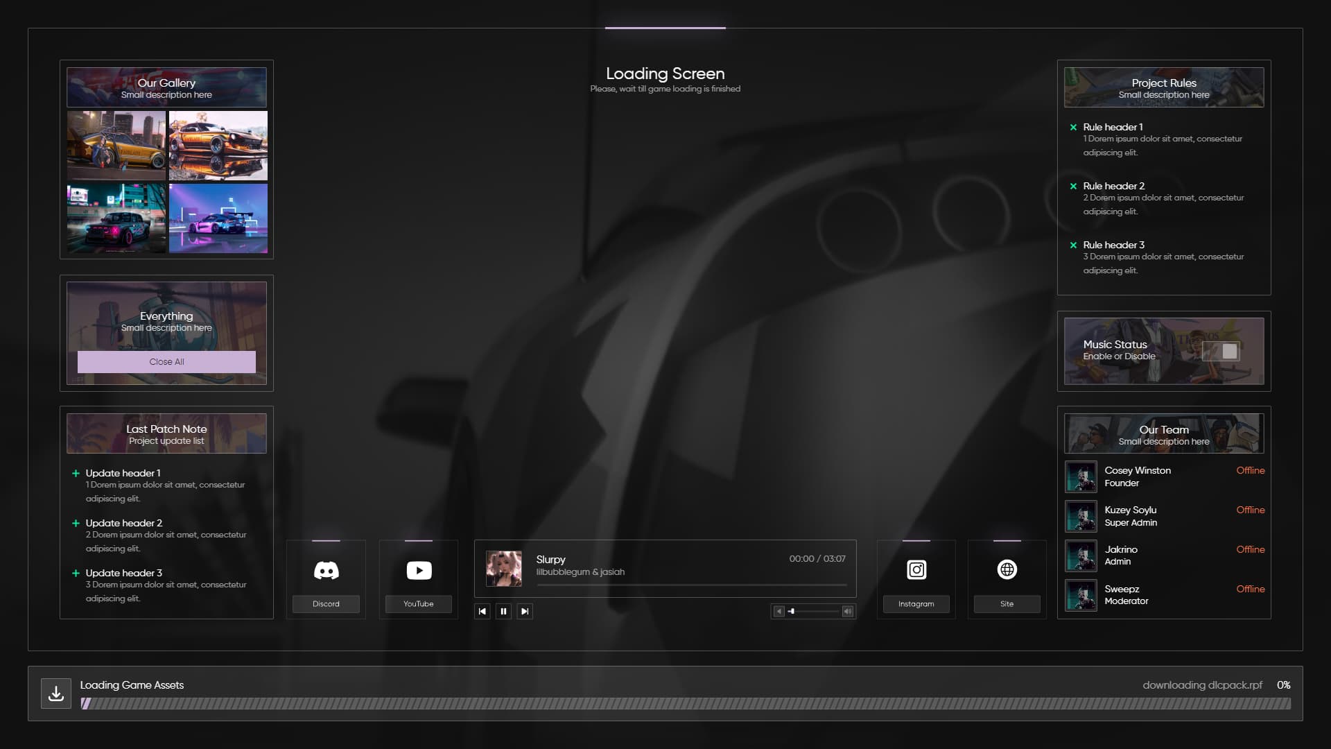 Fivem Loading Screen Script | Sweepz Load Screen - FiveM Releases - Cfx ...