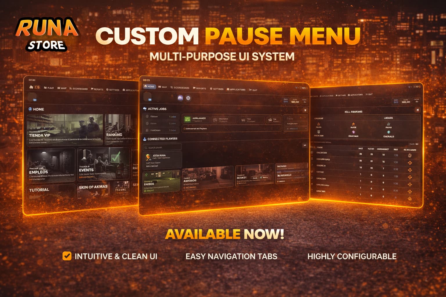 [ESX] PAUSE MENU ADVANCED - FiveM Releases - Cfx.re Community