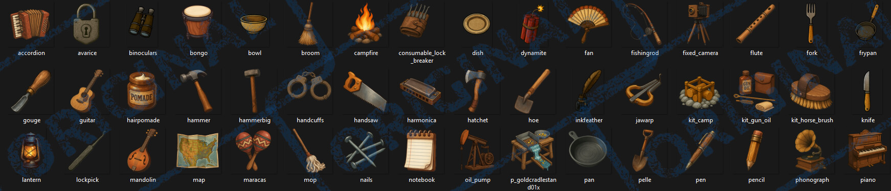 Inventory Images - TOOLS - RedM Releases - Cfx.re Community