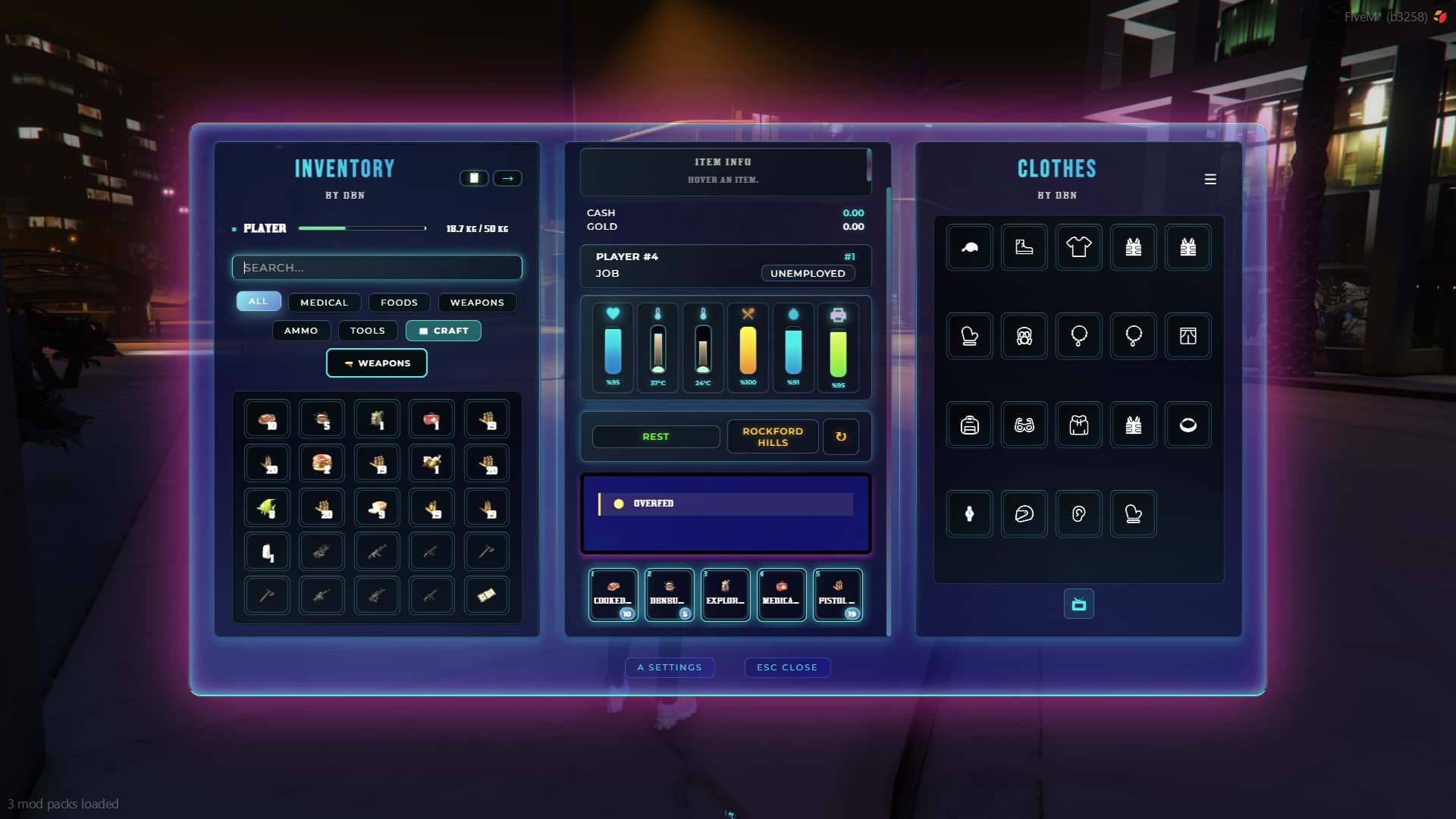 INVENTORY SYSTEM [ESX/QB/QBOX] Best inventory ever created - FiveM Releases - Cfx.re Community