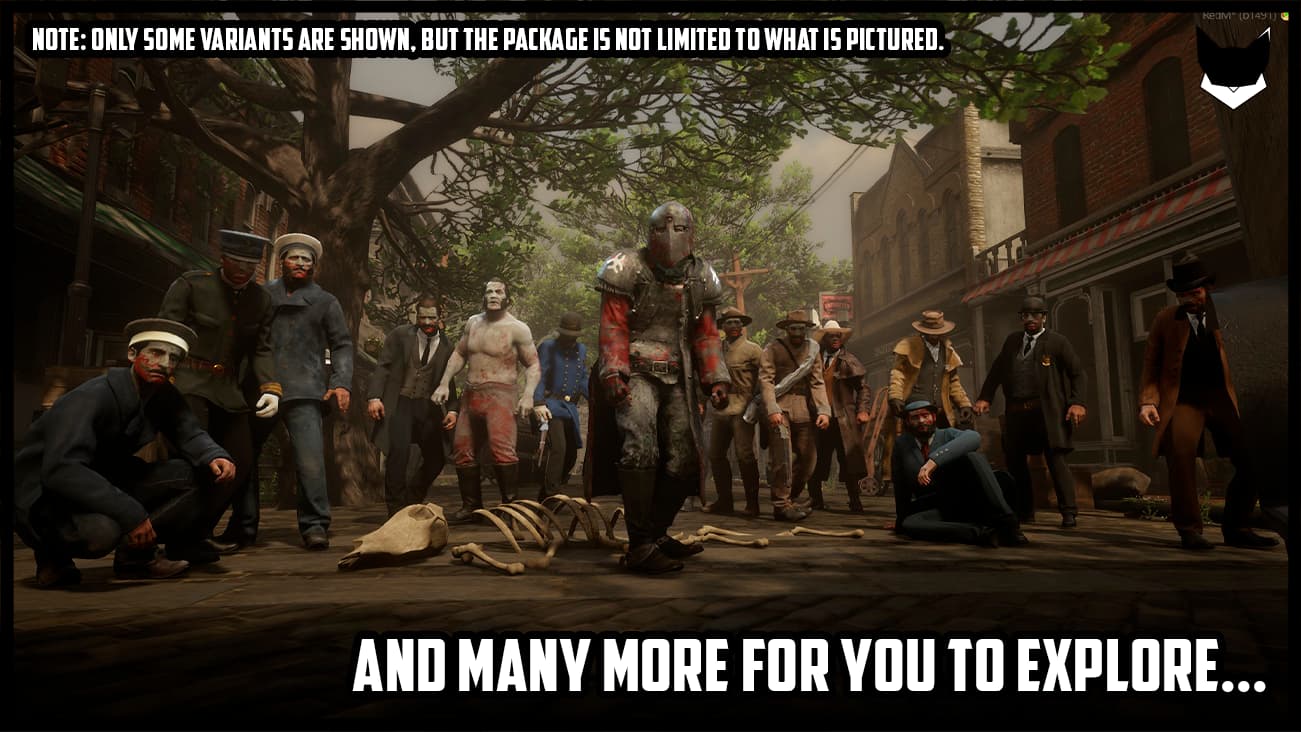 [PEDS] UNDEADS / ZOMBIES - +100 variants - RedM Releases - Cfx.re Community