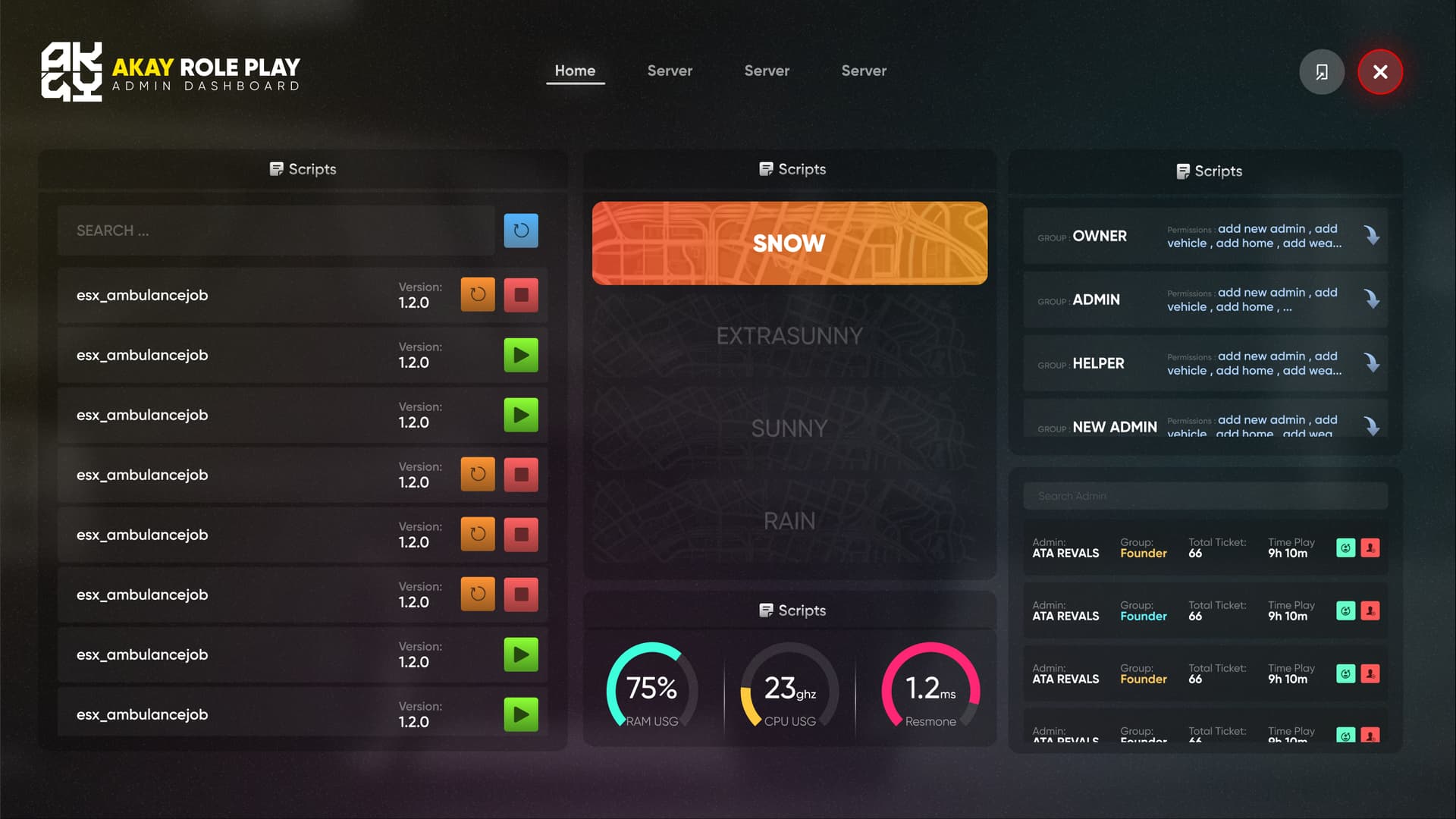[QB/ESX] Advanced Admin Menu | Report System - FiveM Releases - Cfx.re ...