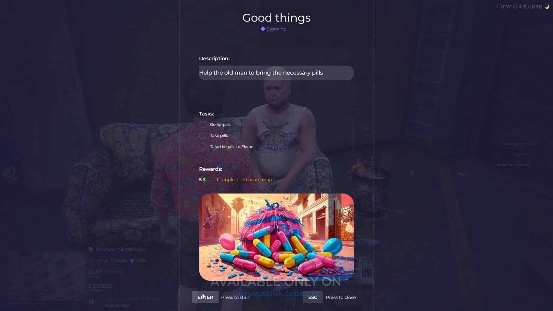 🚀 [PAID] [Standalone][ESX][QBCore] Quest system | Mission system - Passing/Creating missions ...