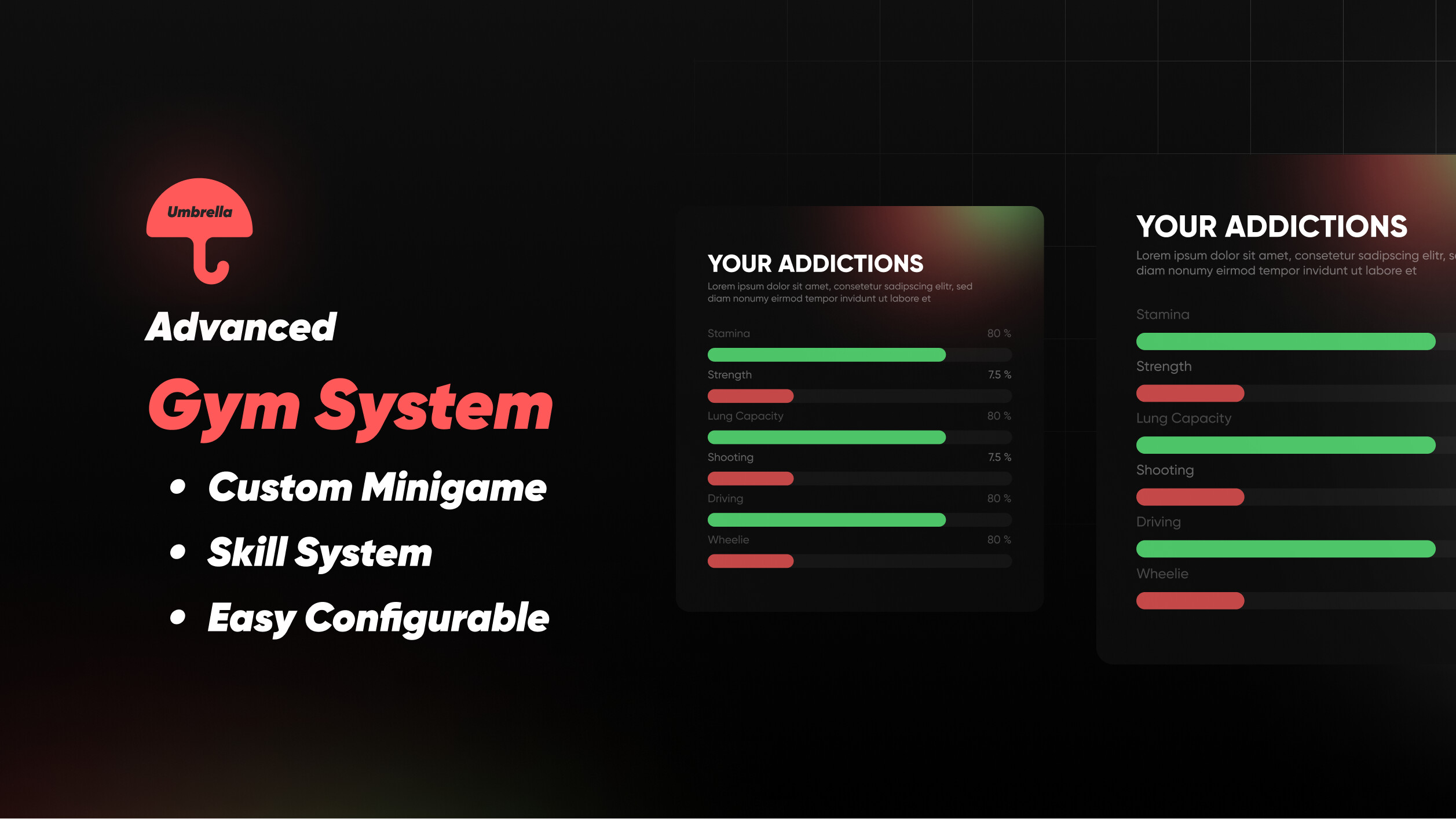 ⛓ [QBCore/ESX] Advanced GYM with Skill System (Custom Minigame) - FiveM Releases - Cfx.re Community