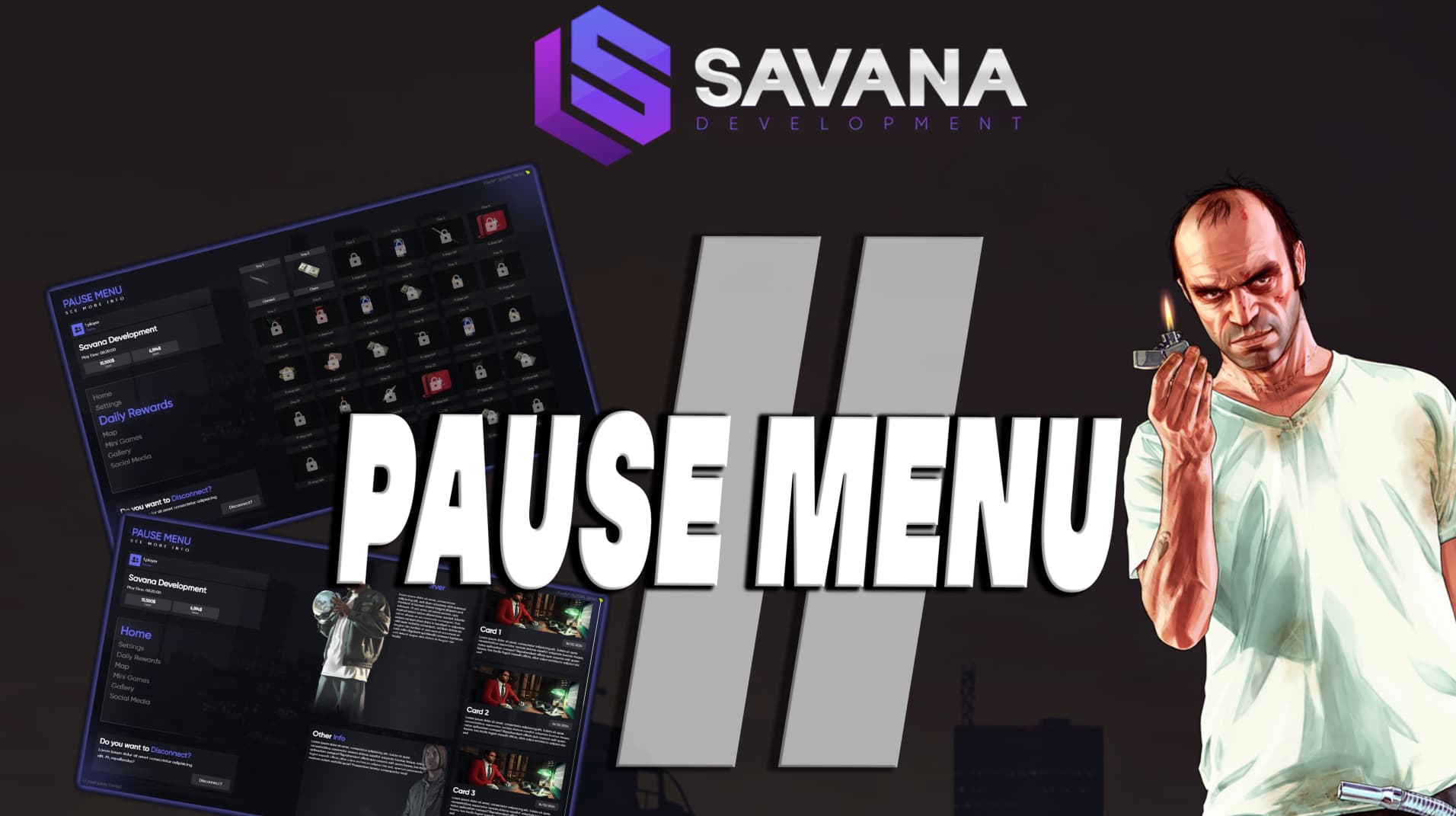 [SAVANA] Advanced Pause Menu [QB/ESX/QBOX] - FiveM Search