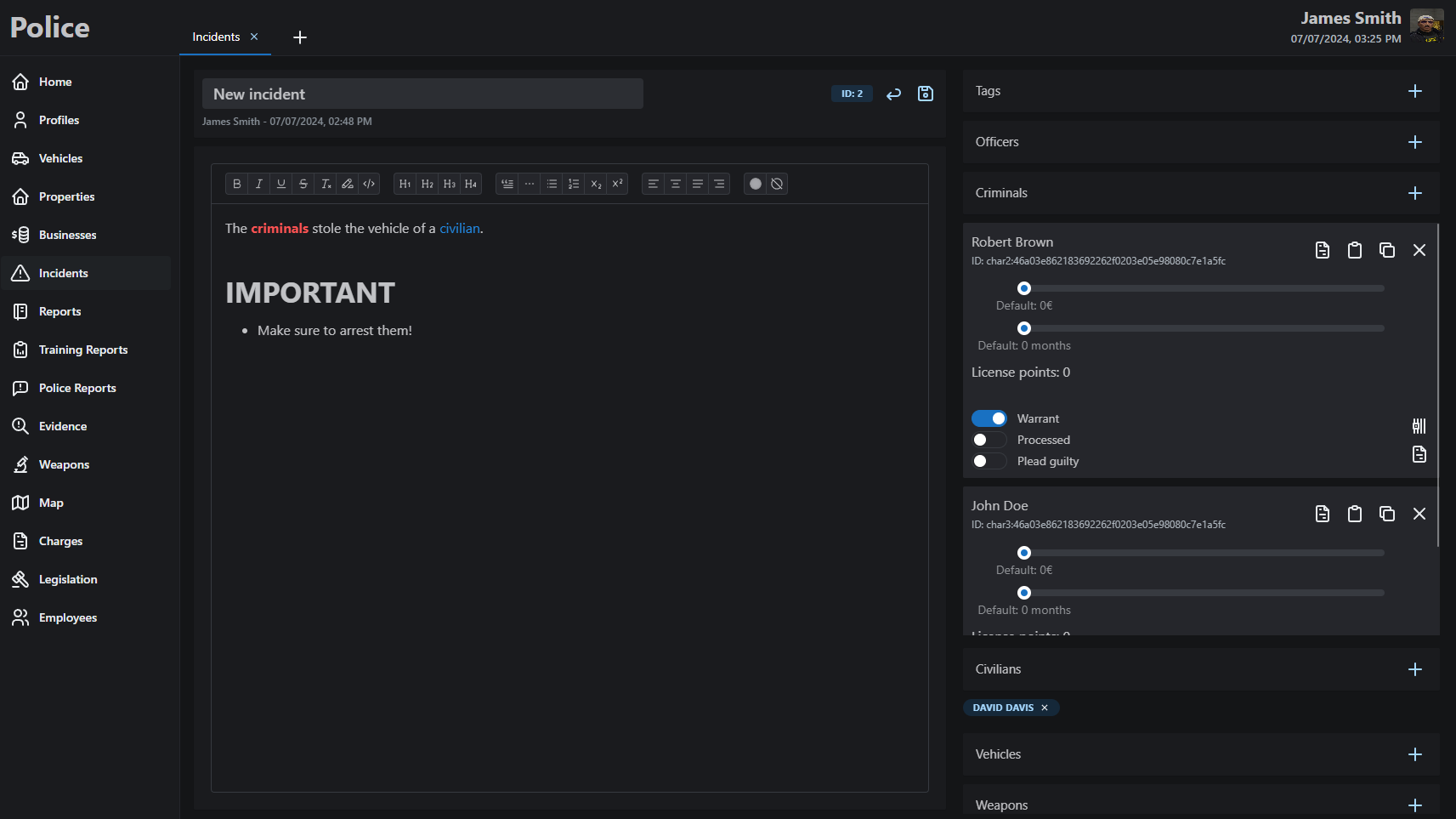 [ESX & QB] tk_mdt - MDT System (Police & EMS) - FiveM Releases - Cfx.re Community