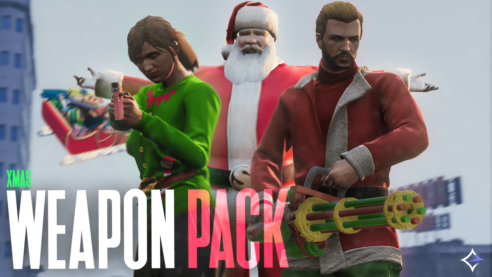 CHRISTMAS WEAPON PACK | Weapons + Script | [Standalone] - FiveM ...