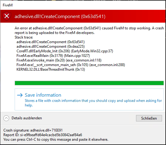 Client Error - FiveM Client Support - Cfx.re Community