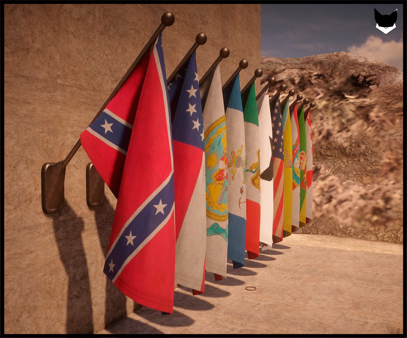 [PROPS] FACADE FLAGS & extra OFFICE FLAGS - RedM Releases - Cfx.re ...