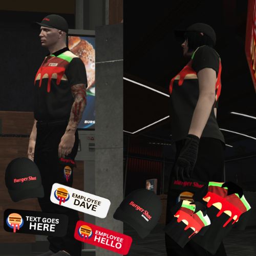 🍔 BURGER SHOT UNIFORM PACK – Addon Drop - FiveM Releases - Cfx.re Community