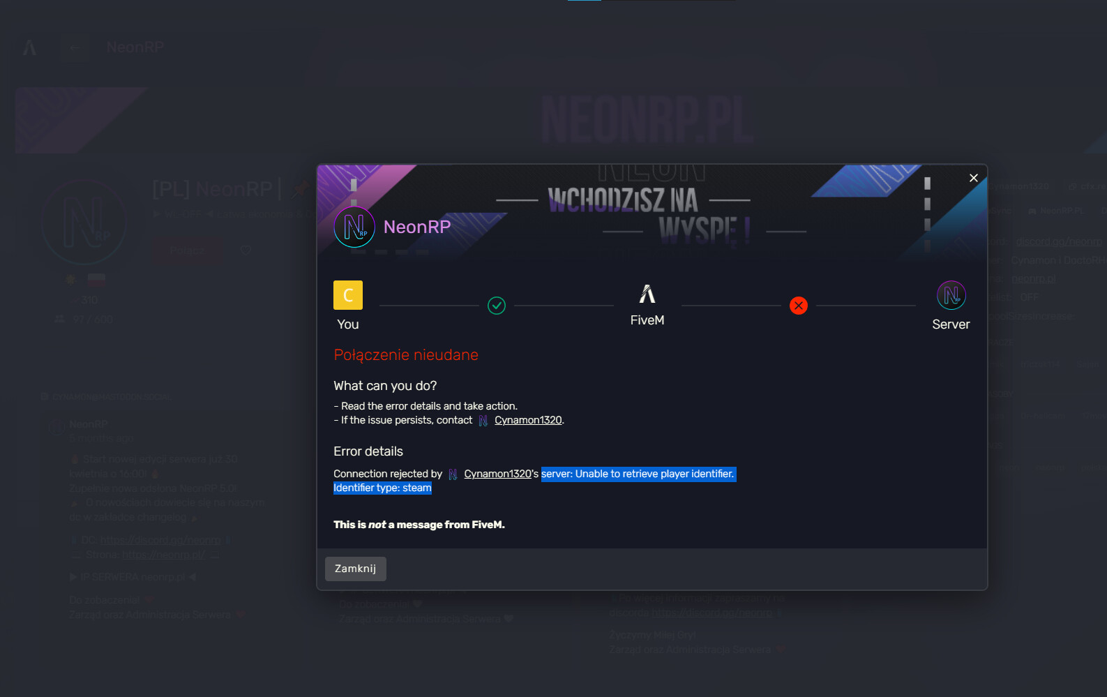 Problem with retrieving player identifier? - FiveM Client Support - Cfx.re Community