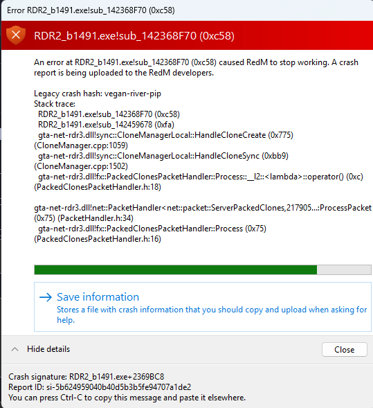 Cant enter character. - RedM Client Support - Cfx.re Community