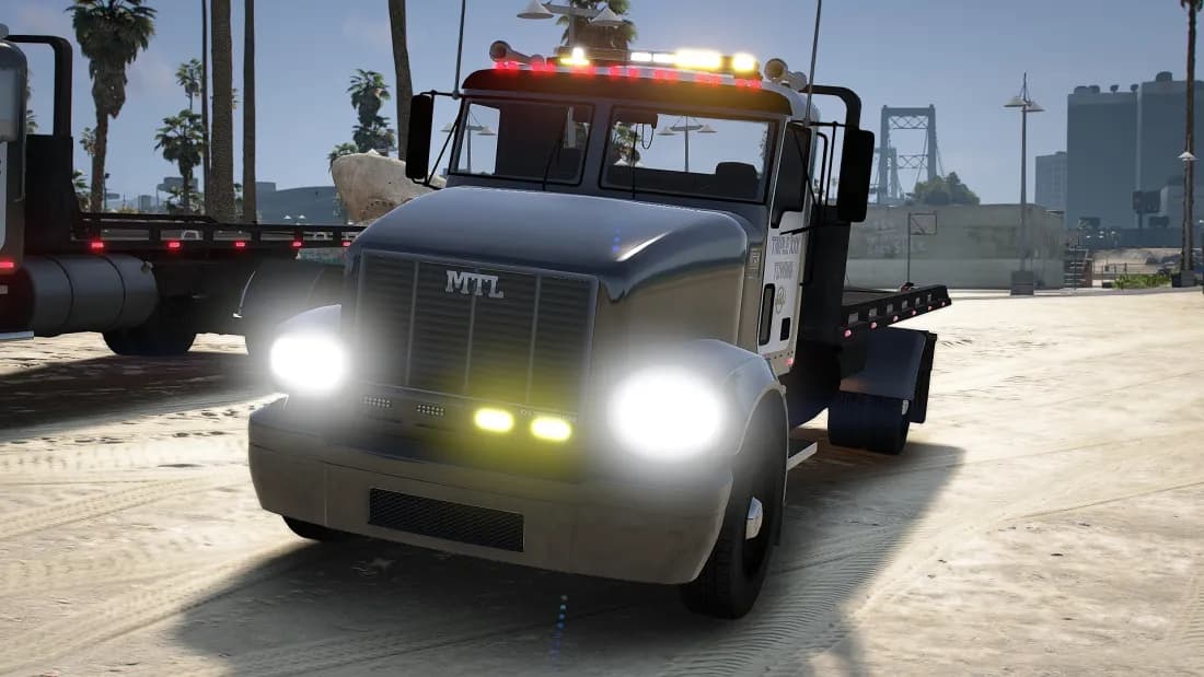 [PAID] Working Flatbed Tow Truck - FiveM Releases - Cfx.re Community