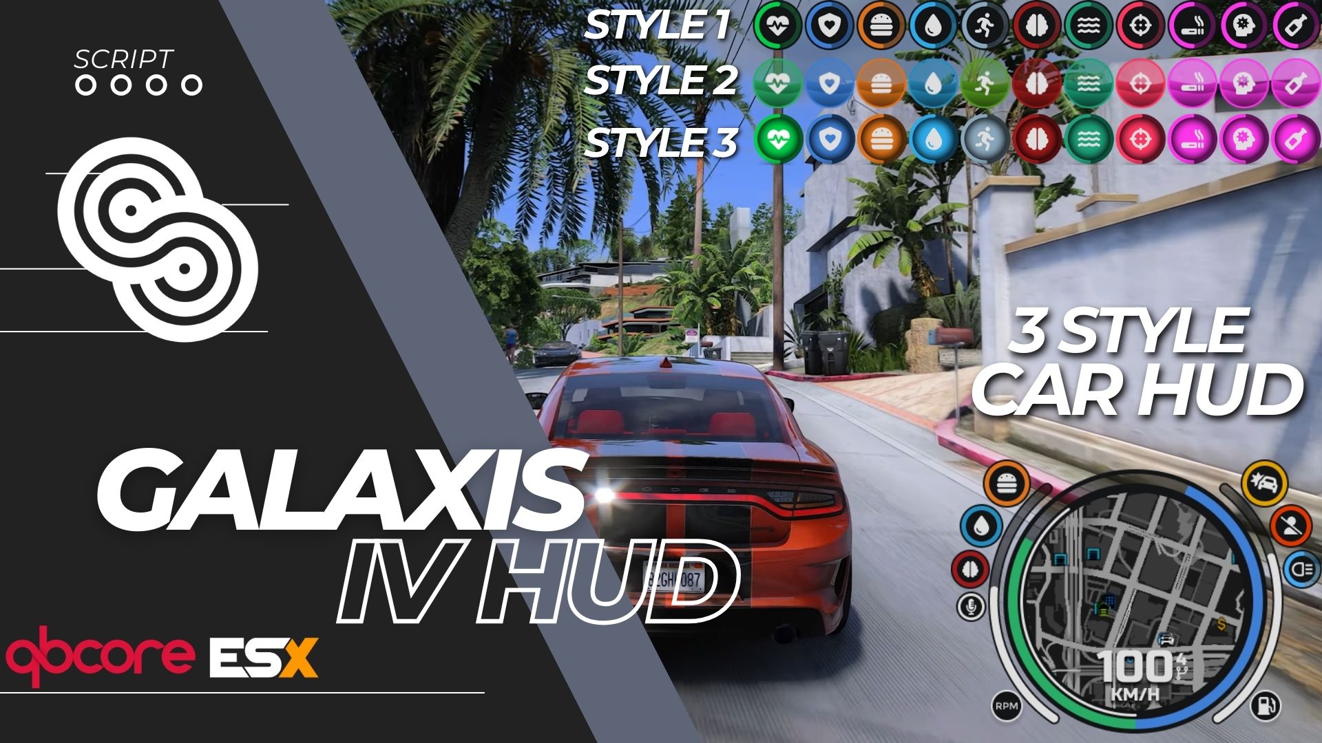 [QB/QBX/ESX] Galaxis IV HUD - FiveM Releases - Cfx.re Community