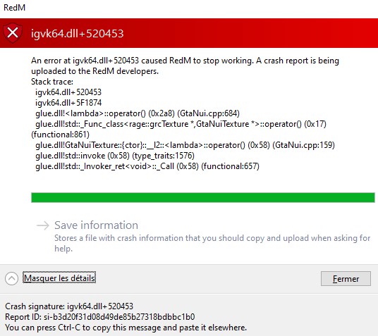 My RedM keep crashing and idk how to fix it - RedM Client Support - Cfx ... My RedM keep crashing and idk how to fix it - RedM Client Support - Cfx ...