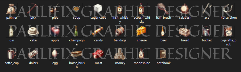 Colorful Basic Inventory Icons by Paulifix #1 - RedM Releases - Cfx.re ...