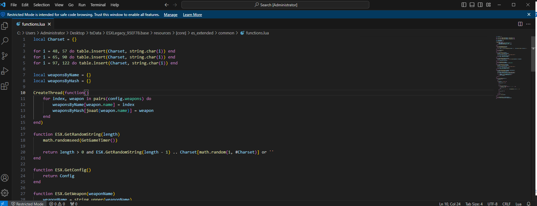 Es Extended Bad Argument 1 To For Iterator Table Expected Got Nil Need Help Es Esx Cfx