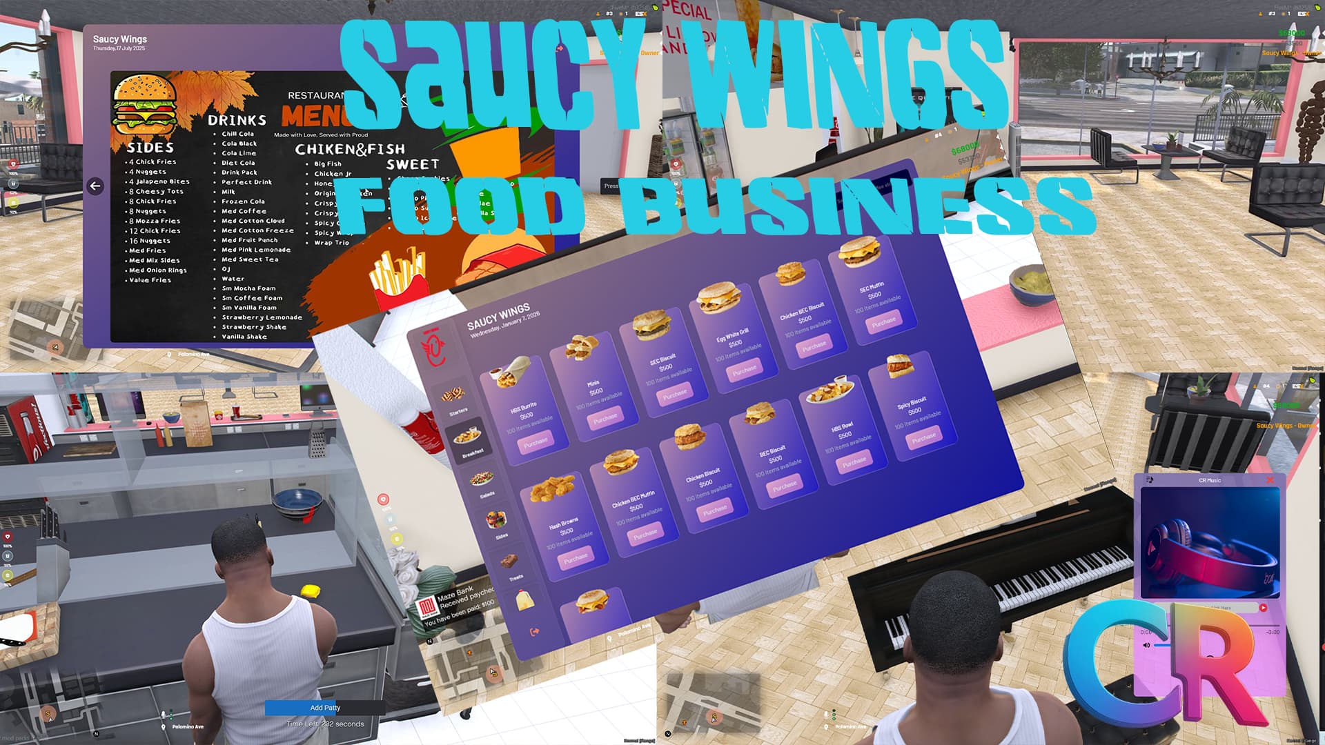 Grill N Thrill — Player-Owned Food Business - FiveM Releases - Cfx.re ...