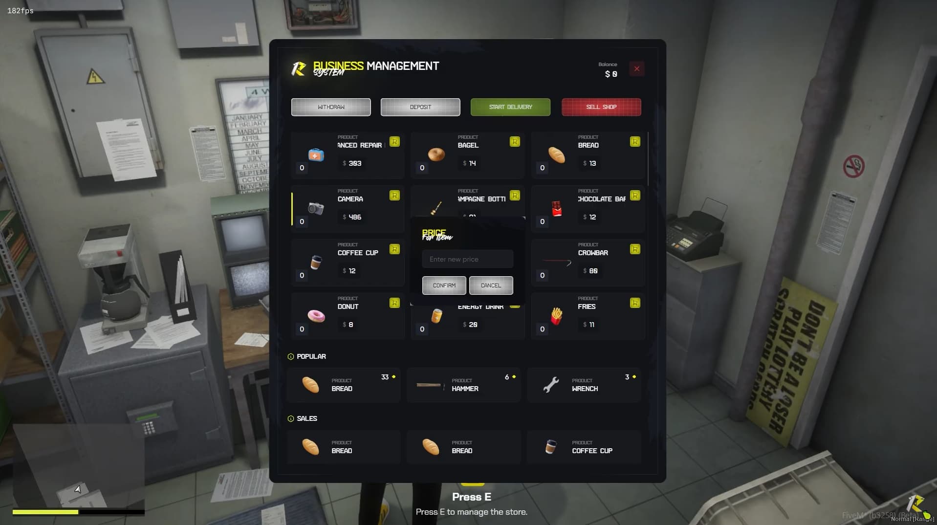 Advanced Shop Management System - FiveM Releases - Cfx.re Community