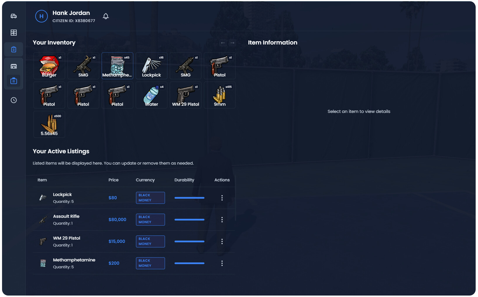 [PAID] [ESX/QB/QBX] Trade & Buy Market V2 (TBM) | Player2Player System ...