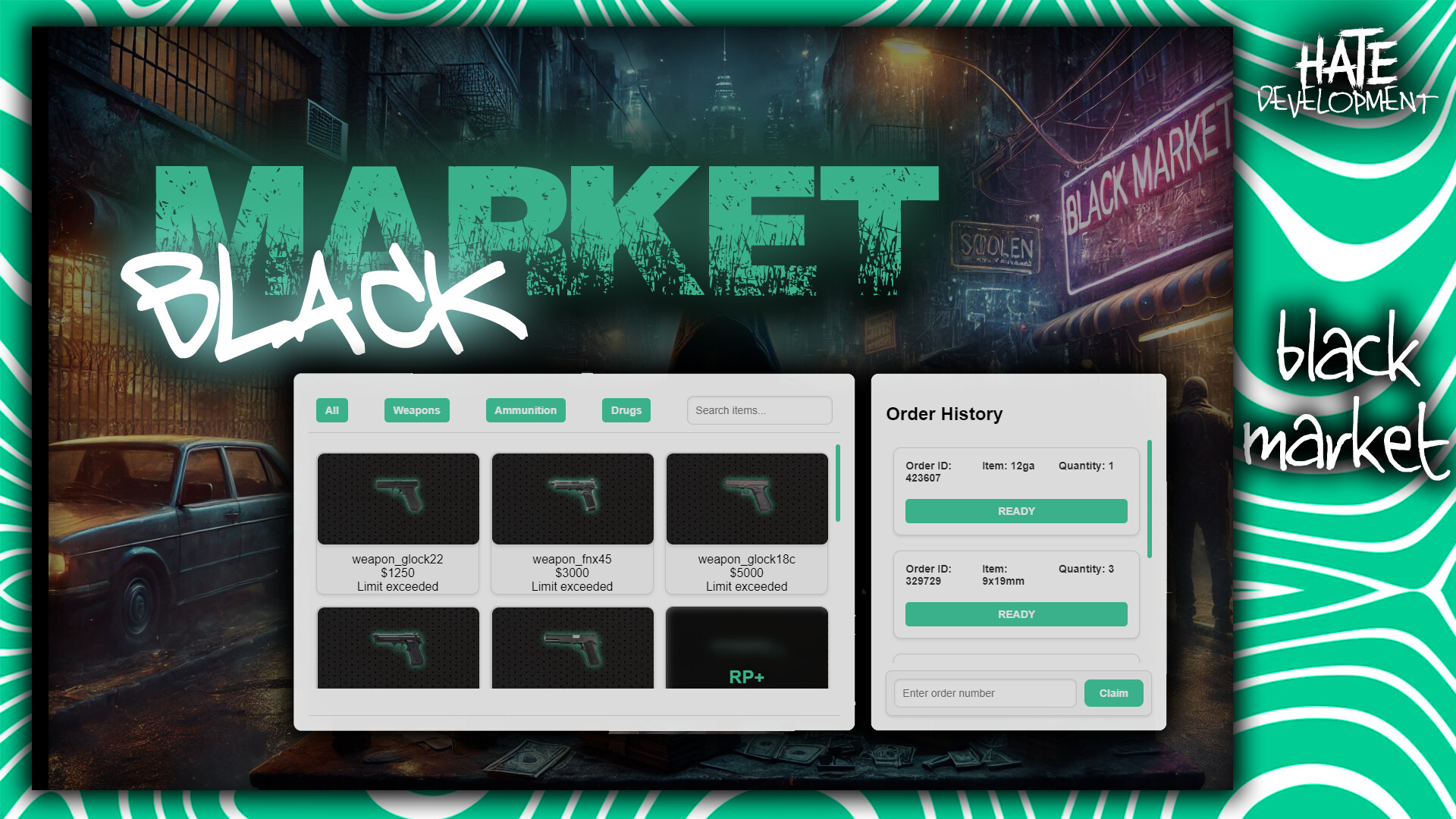 Blackmarket / Gun Order Script - FiveM Releases - Cfx.re Community