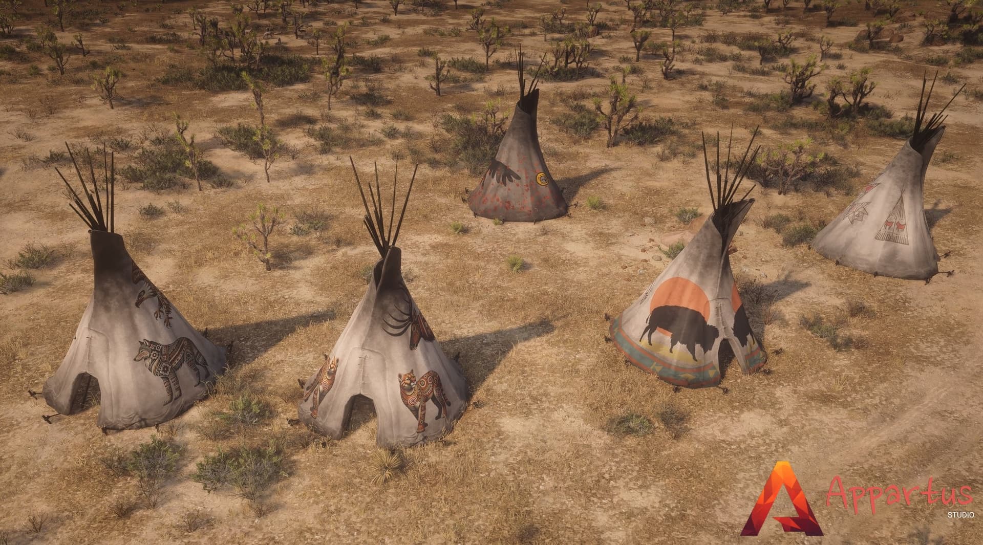 [PAID] Appartus - Custom Teepee Pack – 5 Variants - RedM Releases - Cfx ...