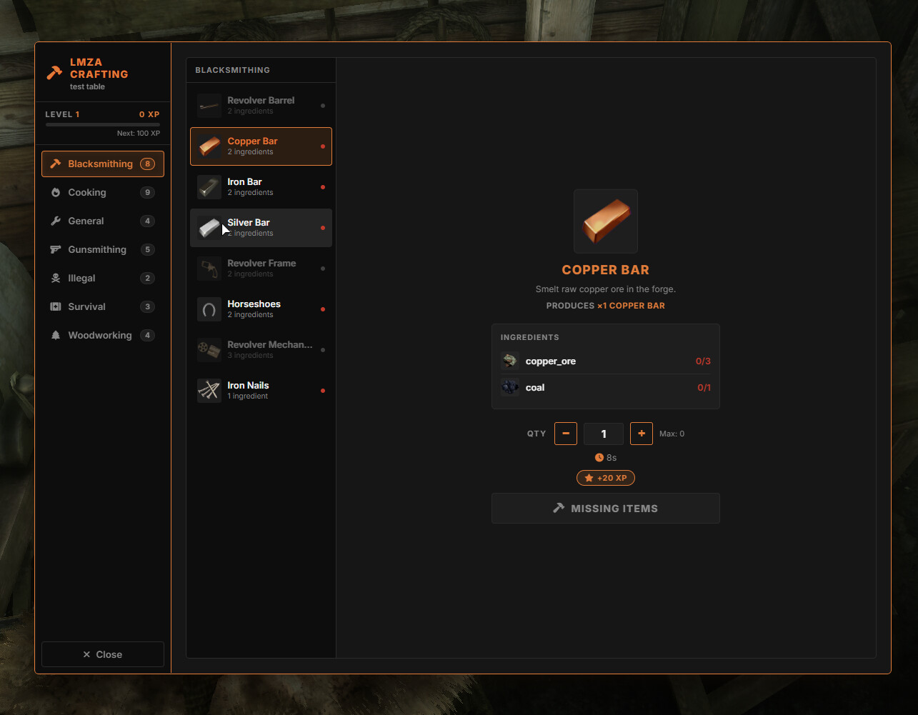 [PAID] [REDM] [RSG] LmZa Crafting - RedM Releases - Cfx.re Community