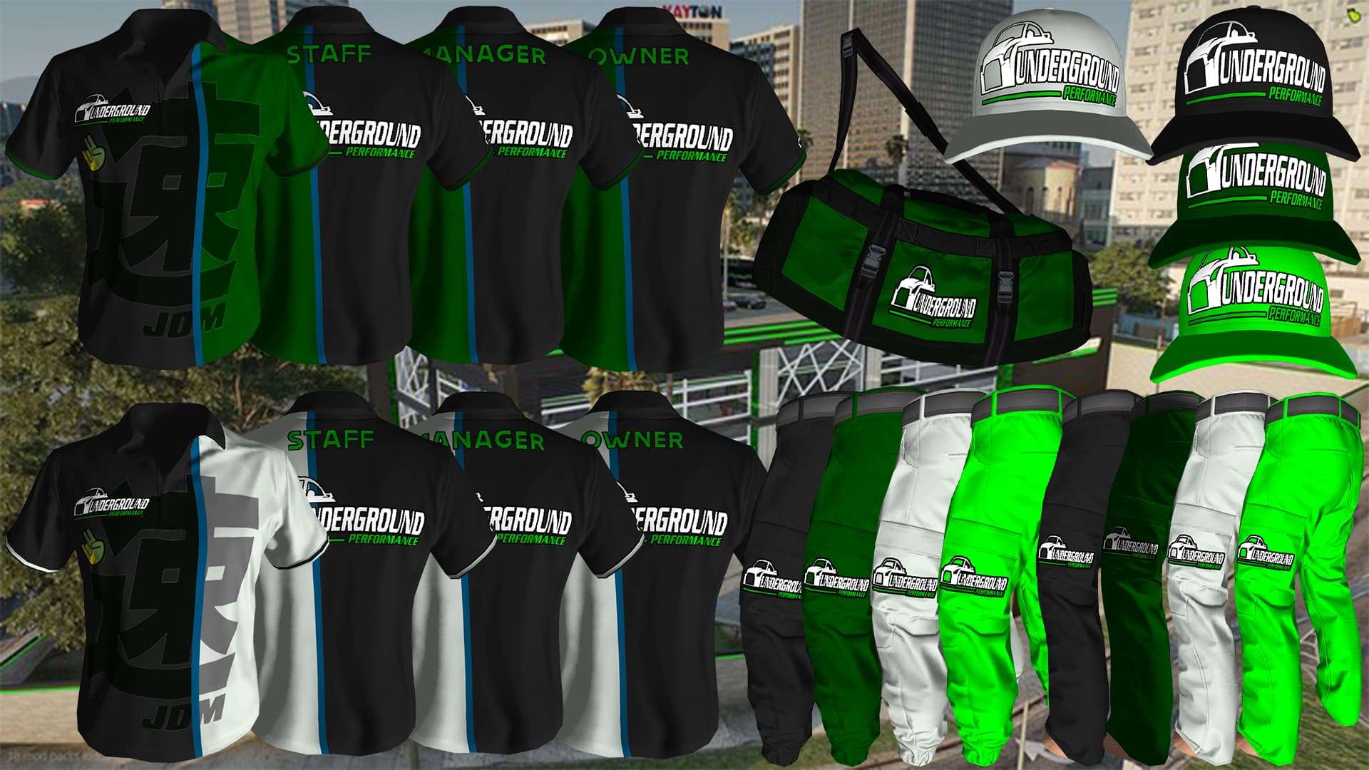 Underground Performance Uniform 1 for Male and Female - FiveM Releases ...