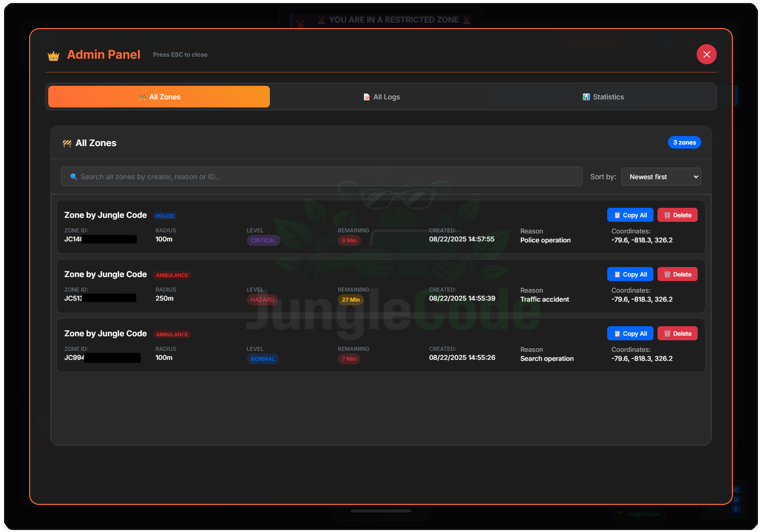 JC Restricted Zone System - FiveM Releases - Cfx.re Community