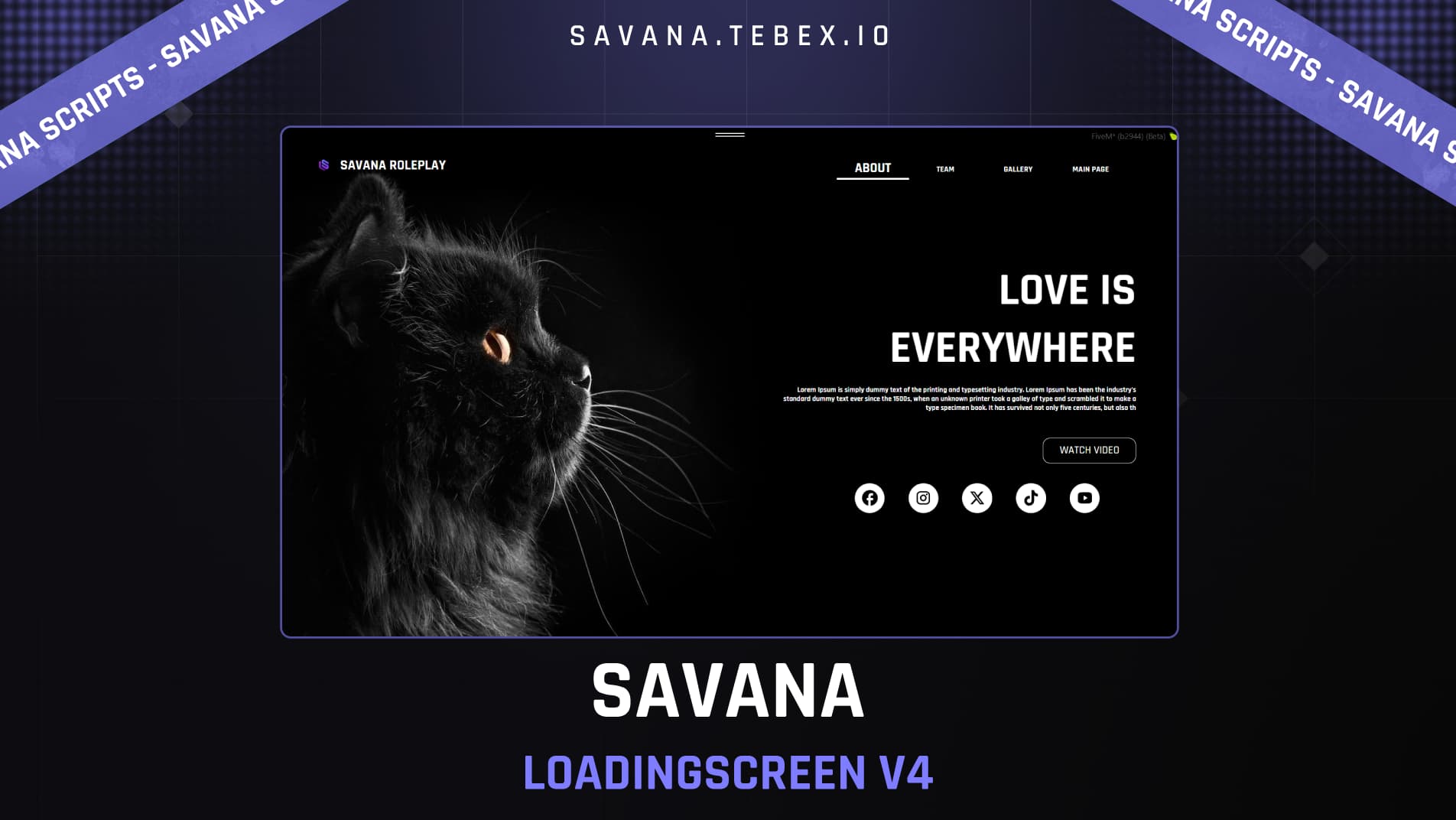 [SAVANA] Loading Screen V4 [STANDALONE] - FiveM Releases - Cfx.re Community