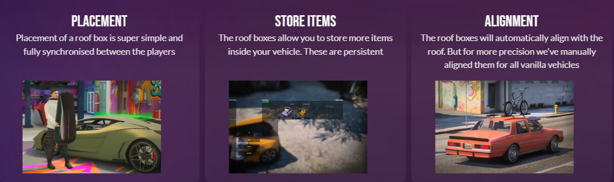 Roof boxes & bike racks - FiveM Releases - Cfx.re Community