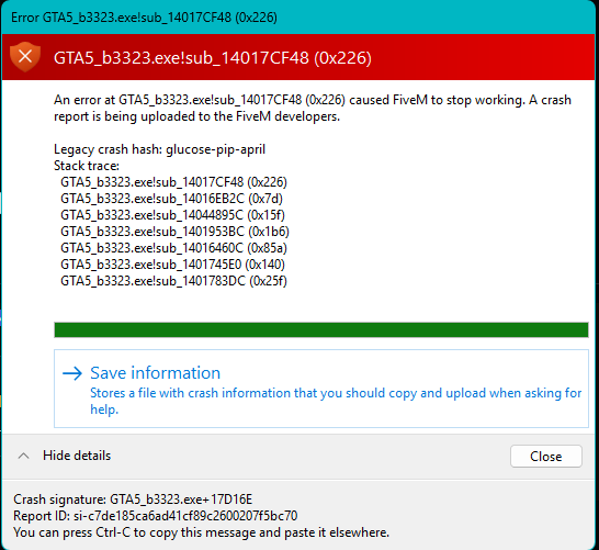 Fivem Crashes When going to ingame settings - FiveM Client Support ...