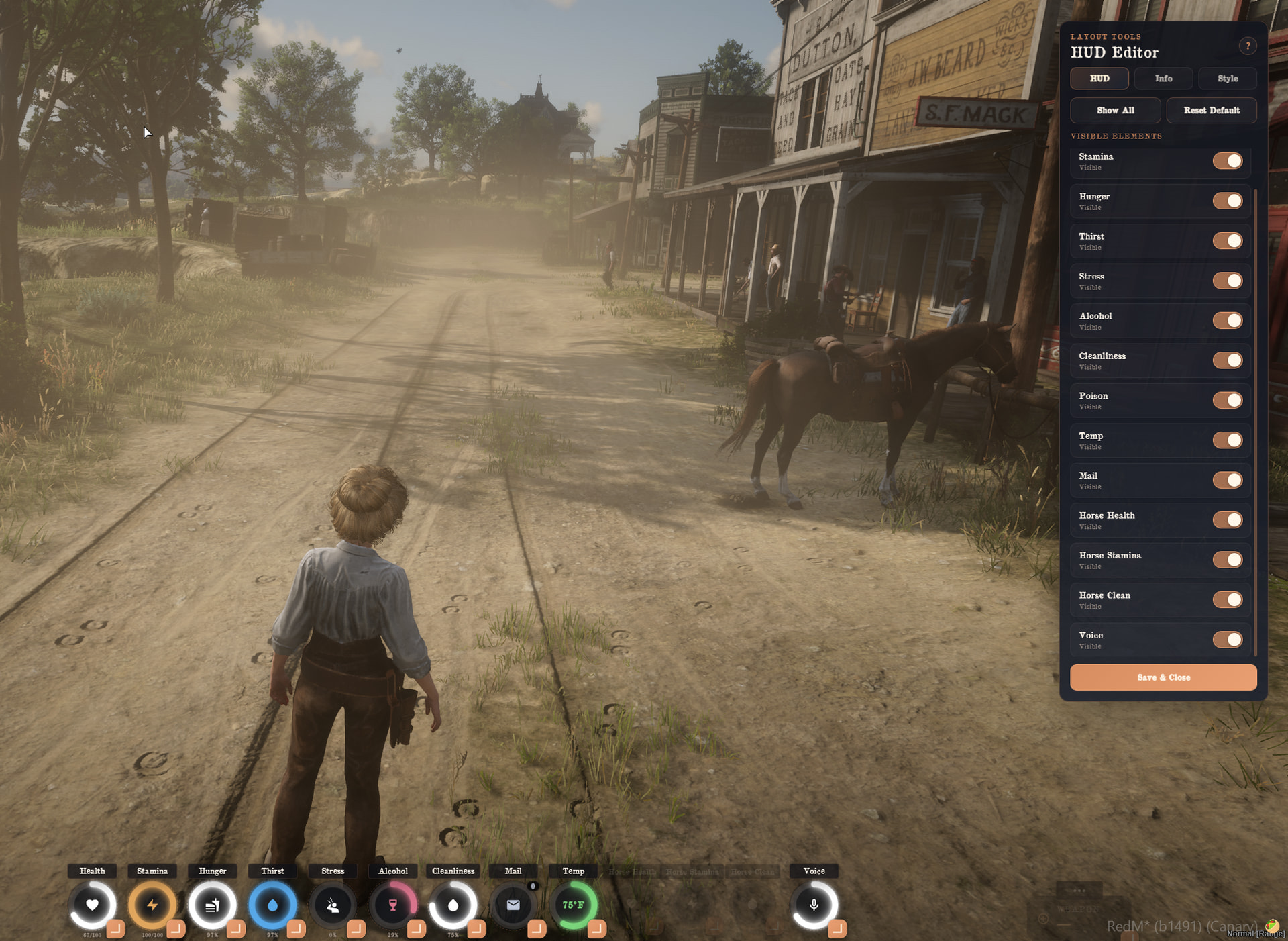 [VORP] Crowe Metabolism - All-in-One Survival & HUD System - RedM ...