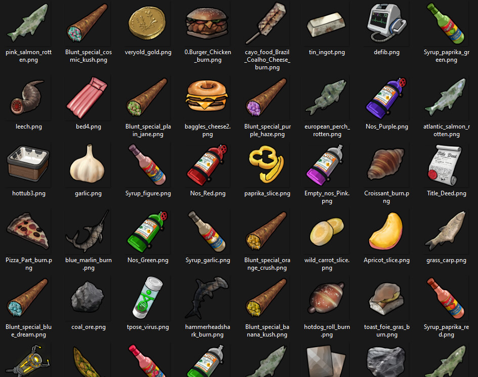 Inventory Image Pack DLC (+4500 new HQ Draw Items Icons) - FiveM ...