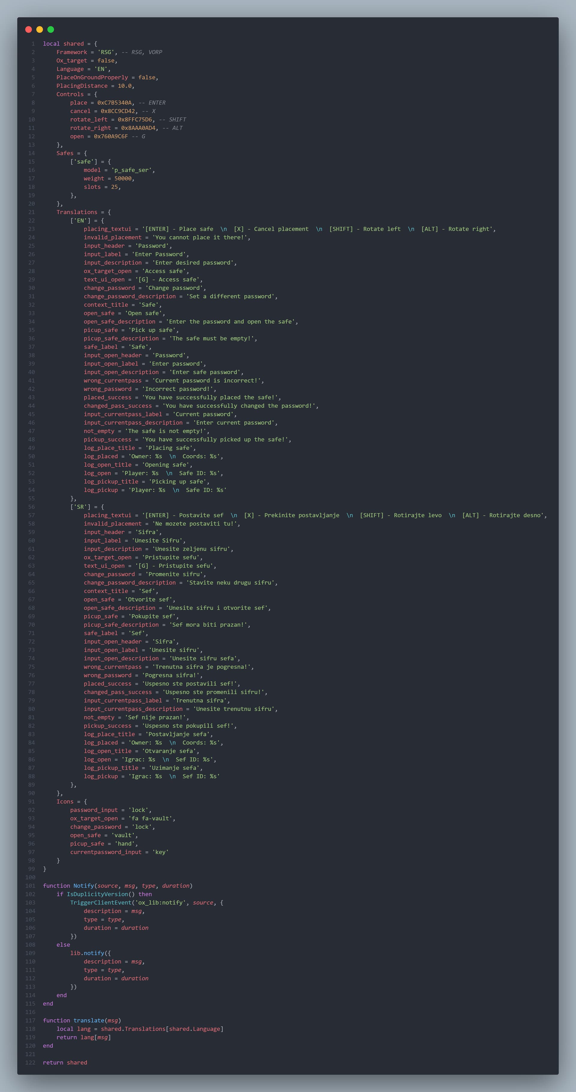 [PAID] Owned Safes | RedM Script | RSG/VORP - RedM Releases - Cfx.re ...